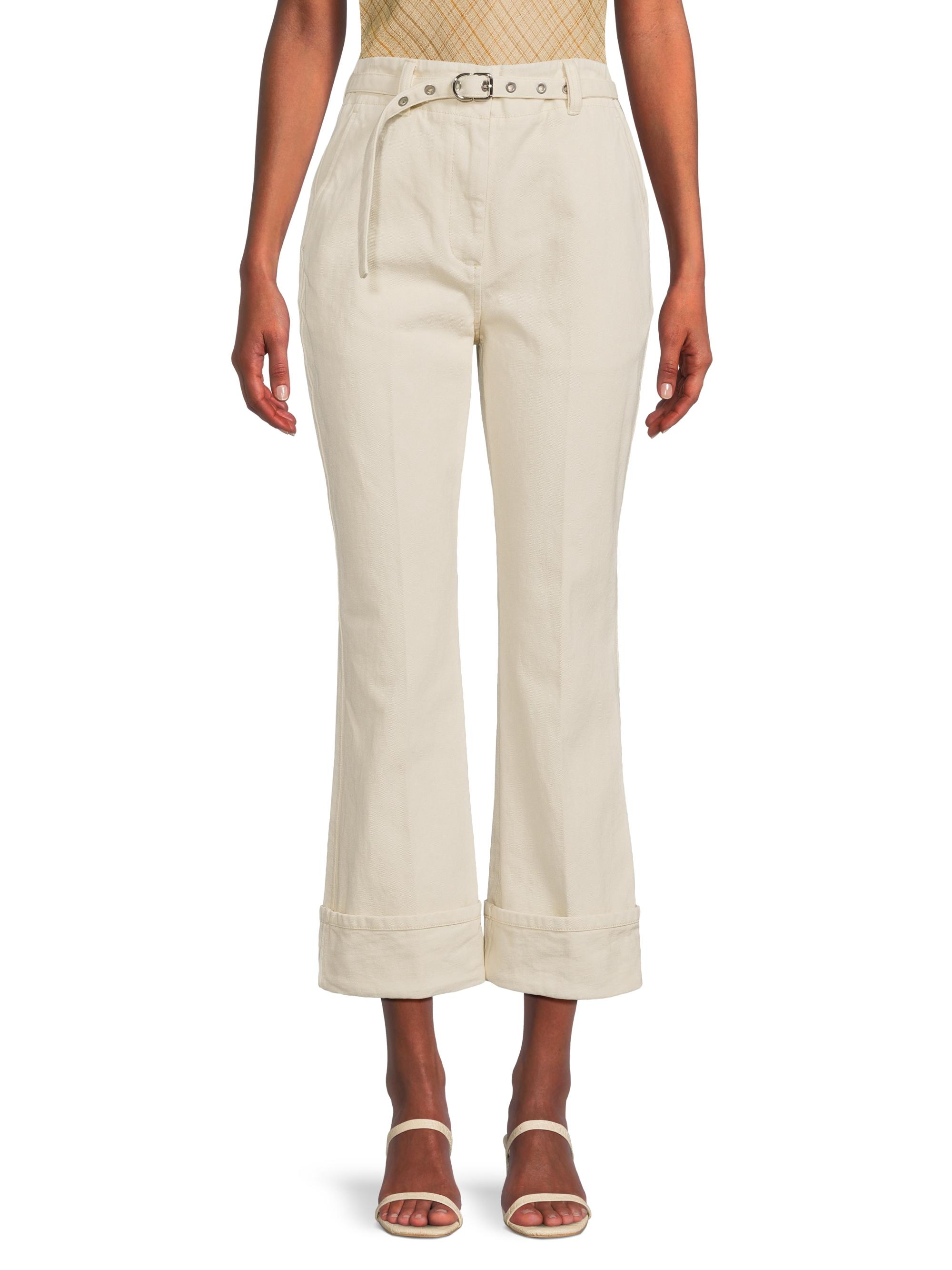 Click here for 3.1 Phillip Lim Womens Folded Cuff Flare Leg Jeans... prices