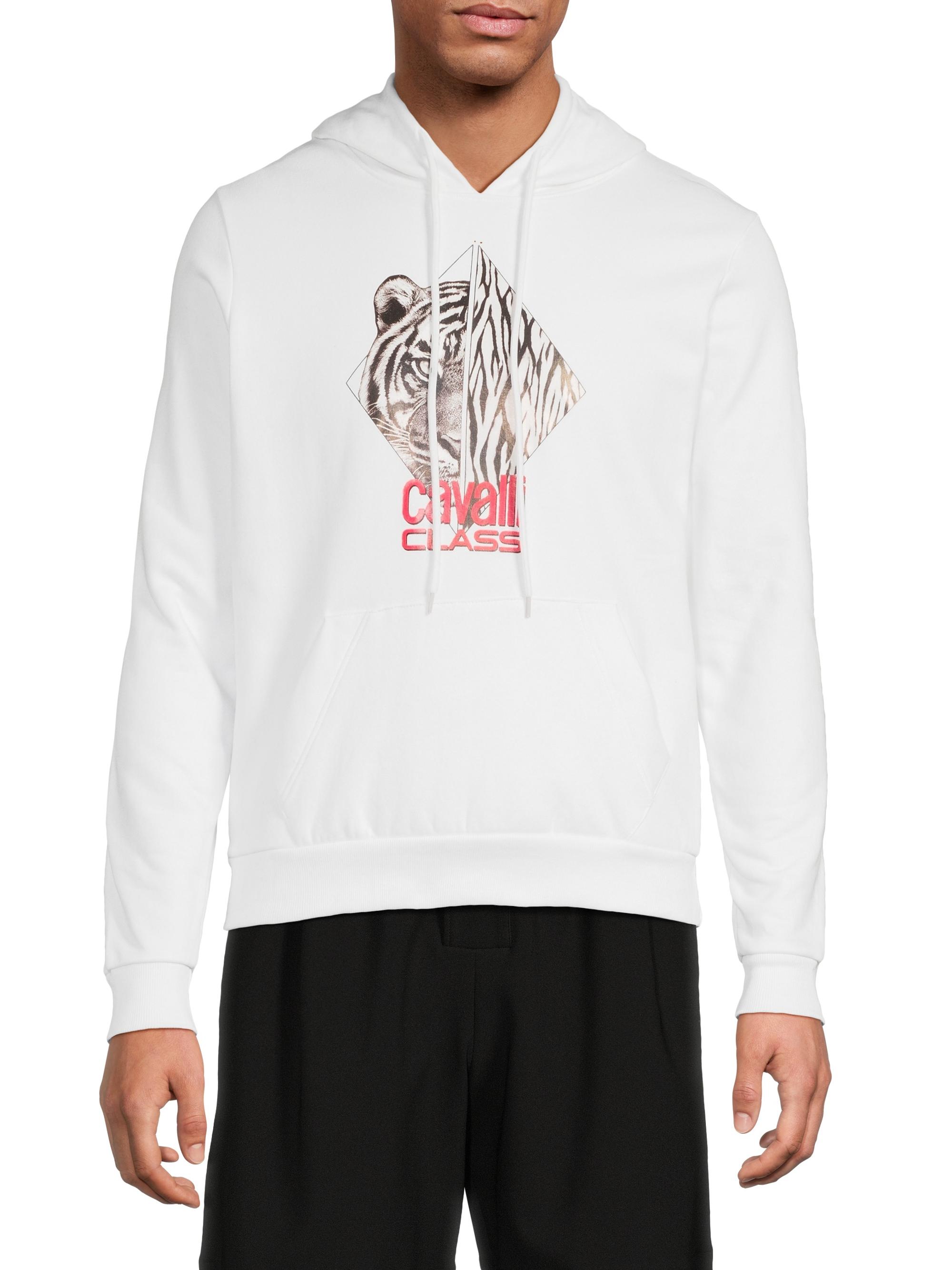Click here for Cavalli Class by Roberto Cavalli Mens Logo Hoodie... prices