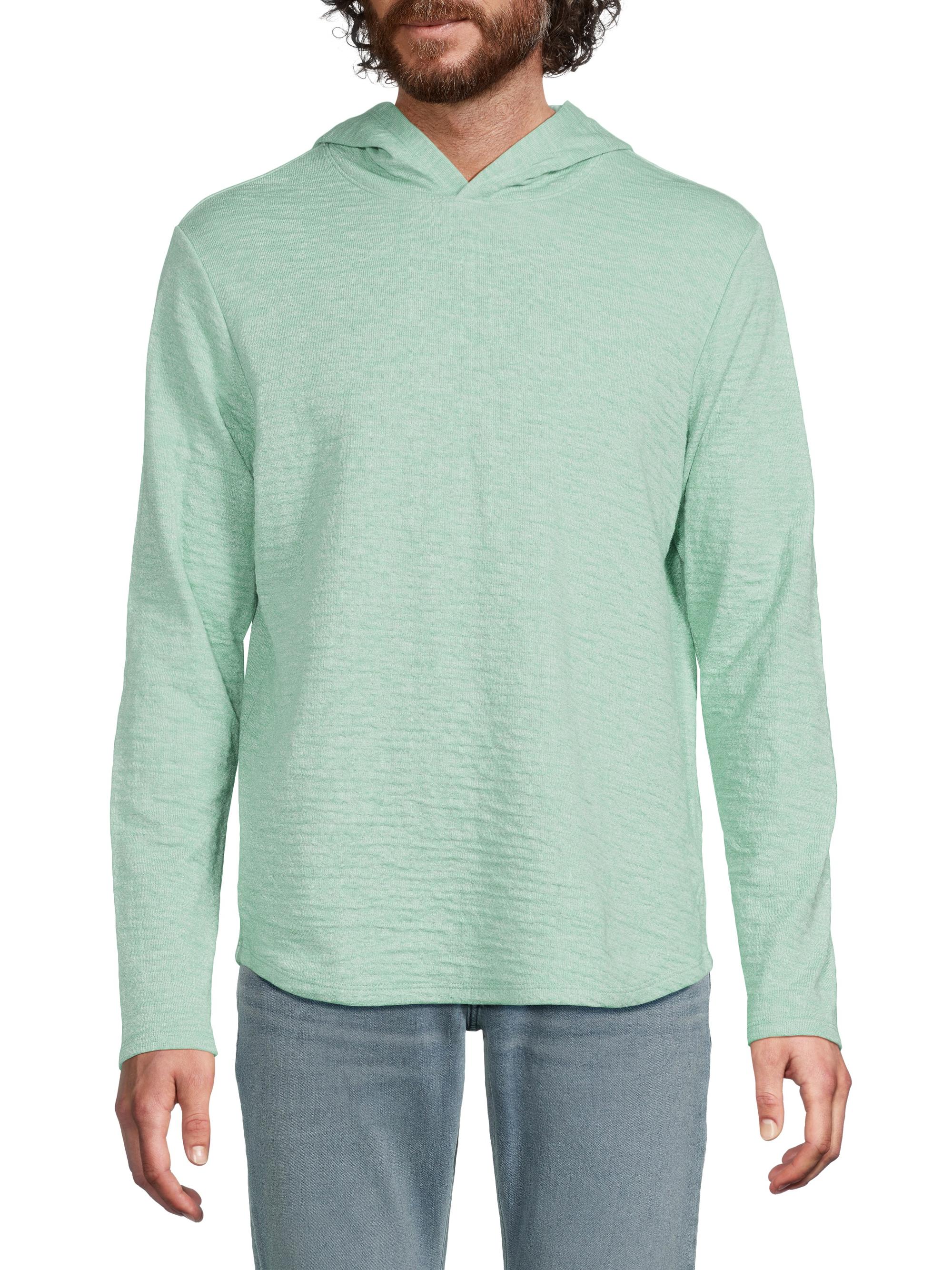 Click here for Vince Mens Solid Long Sleeve Hoodie - Malibu Water... prices