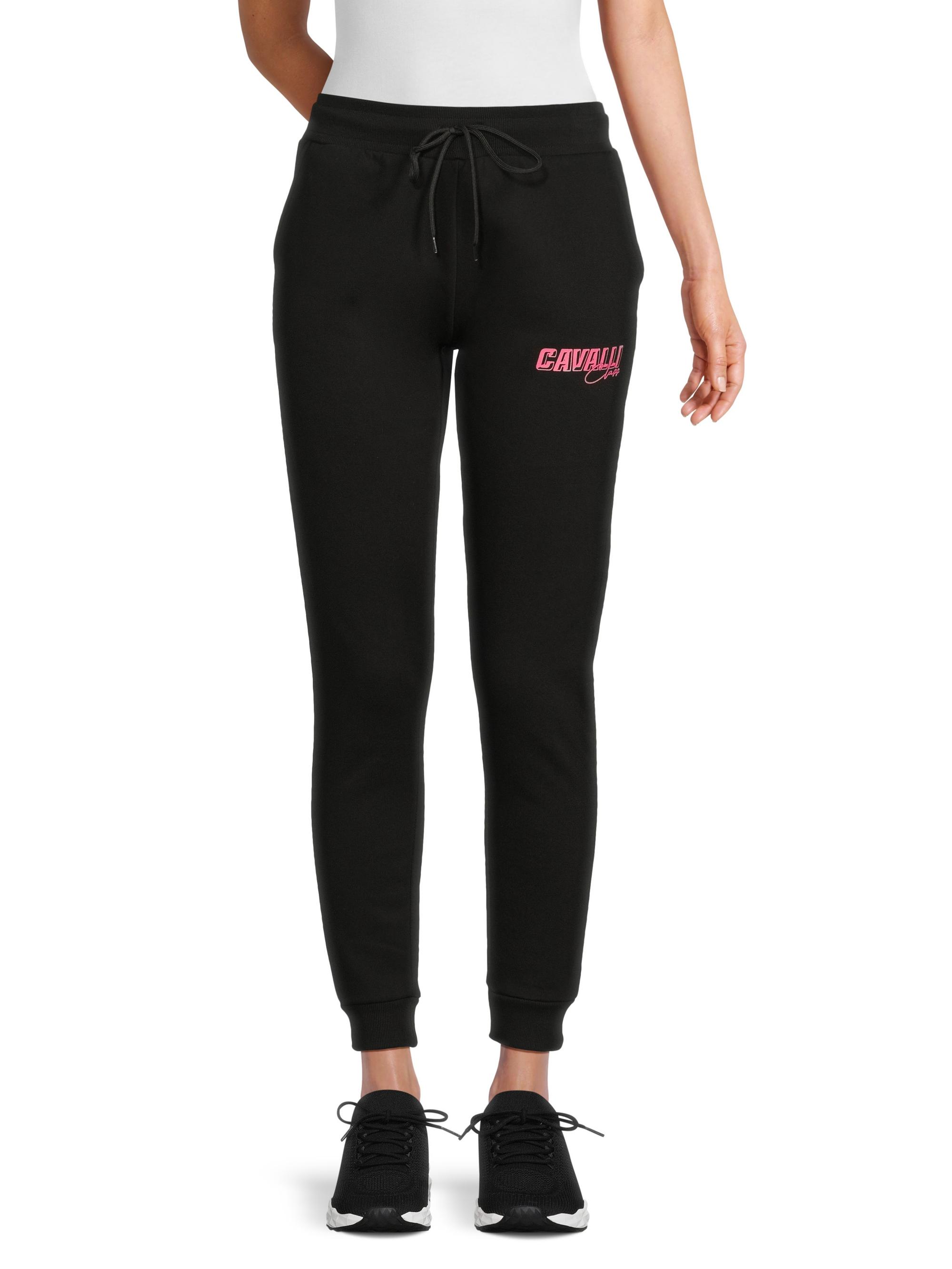 Click here for Roberto Cavalli Womens Logo Joggers - Black Pink -... prices