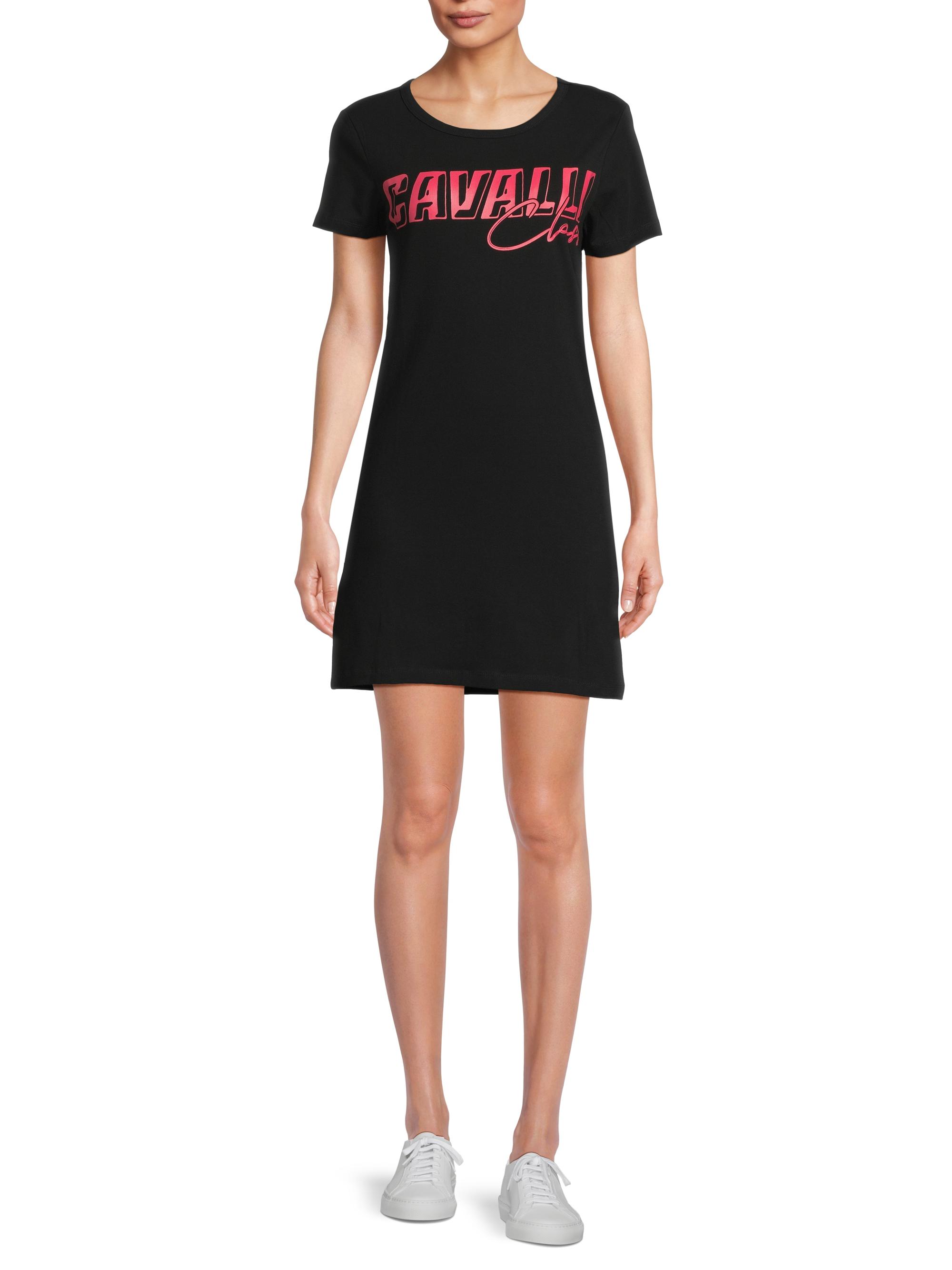 Click here for Roberto Cavalli Womens Stretch Cotton Logo Minidre... prices