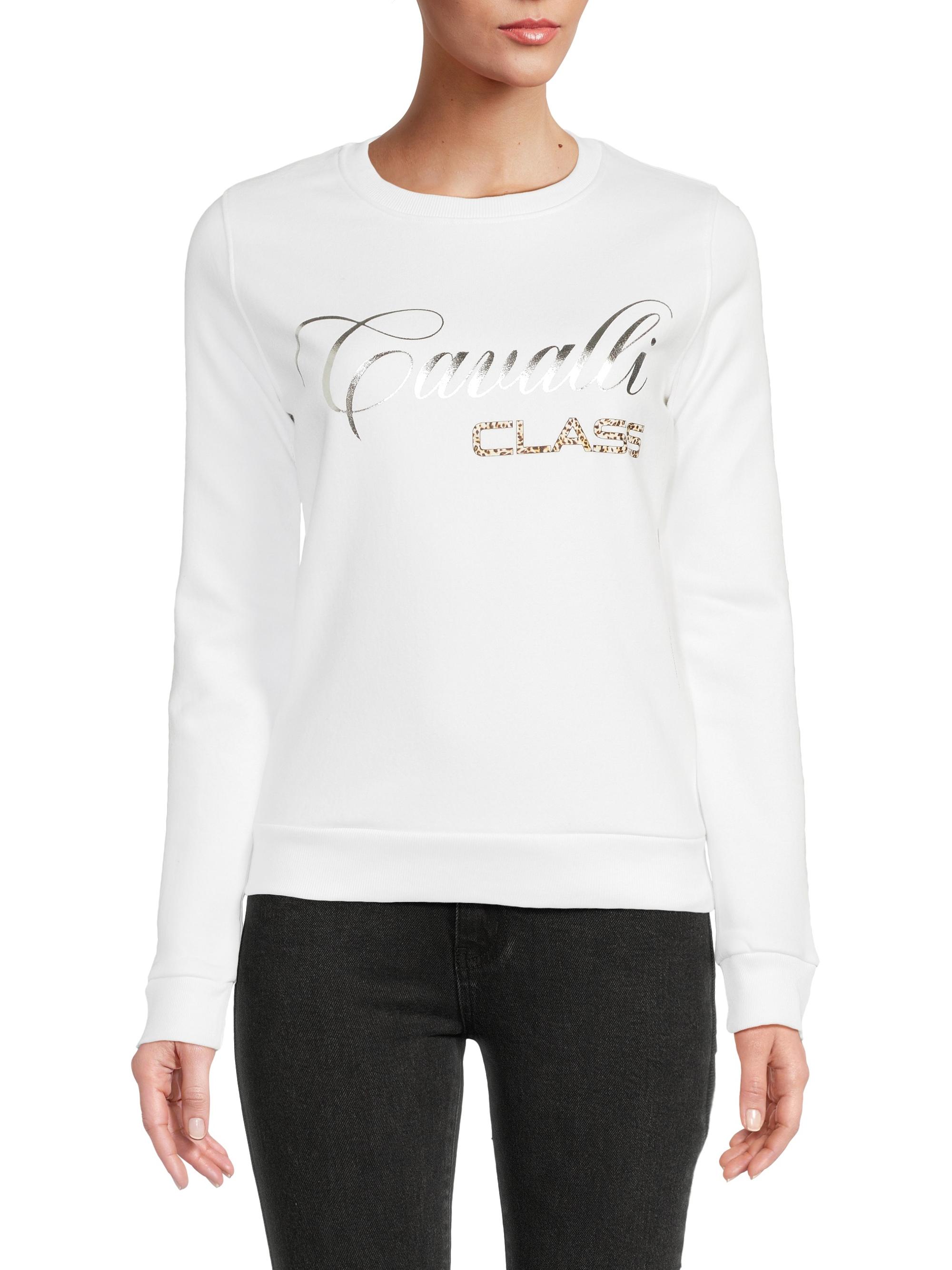 Click here for Cavalli Class by Roberto Cavalli Womens Logo Sweat... prices