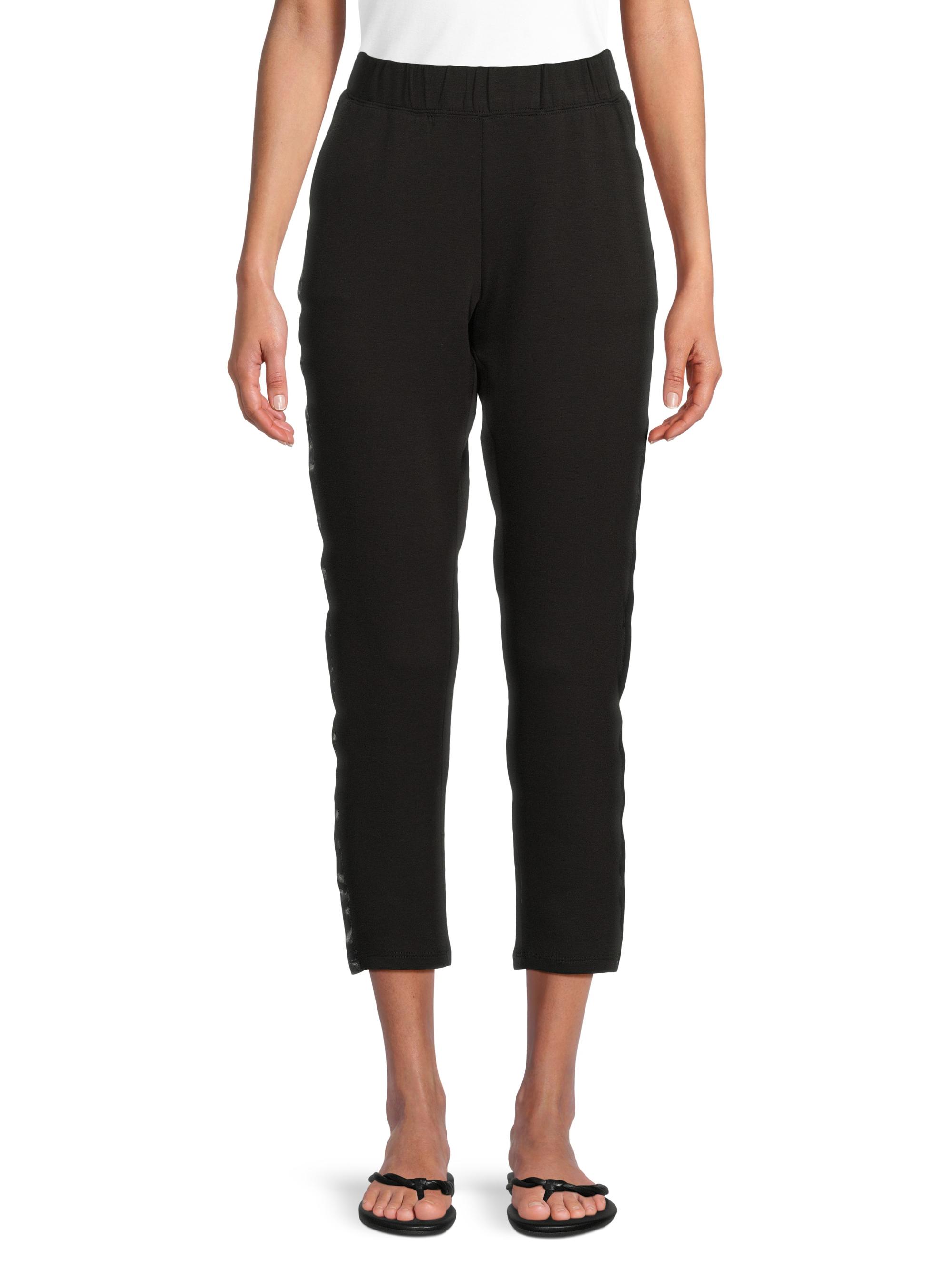 Click here for Andrew Marc Womens Scuba Knit Cropped Pants - Blac... prices