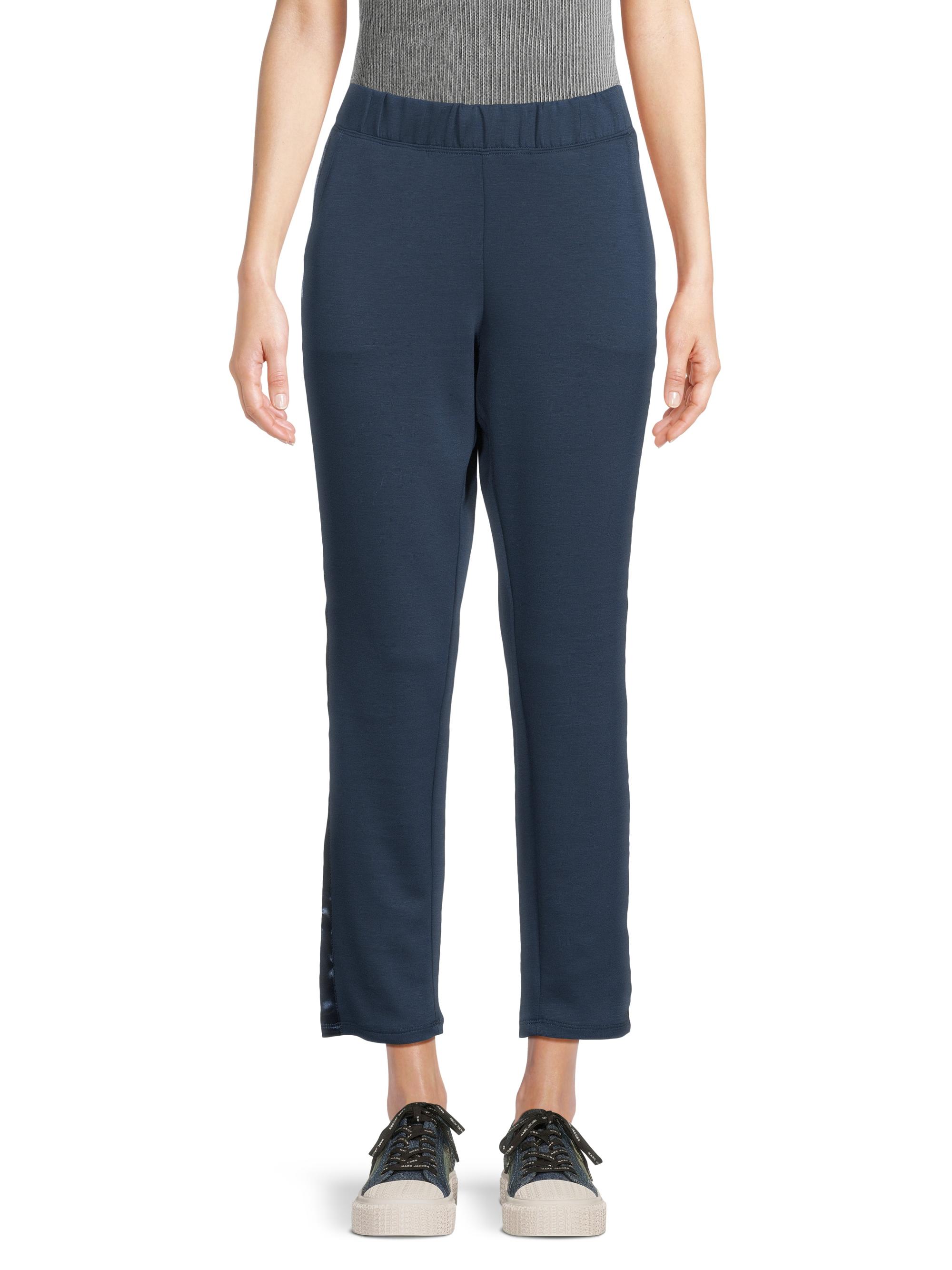 Click here for Andrew Marc Womens Scuba Knit Cropped Pants - Roya... prices