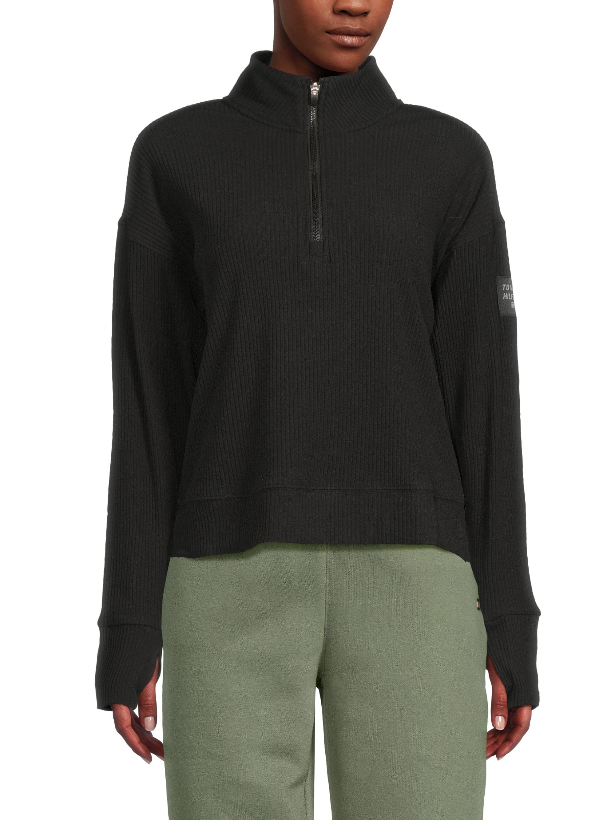 Click here for Tommy Hilfiger Womens Ribbed Brushed Cotton-Blend... prices