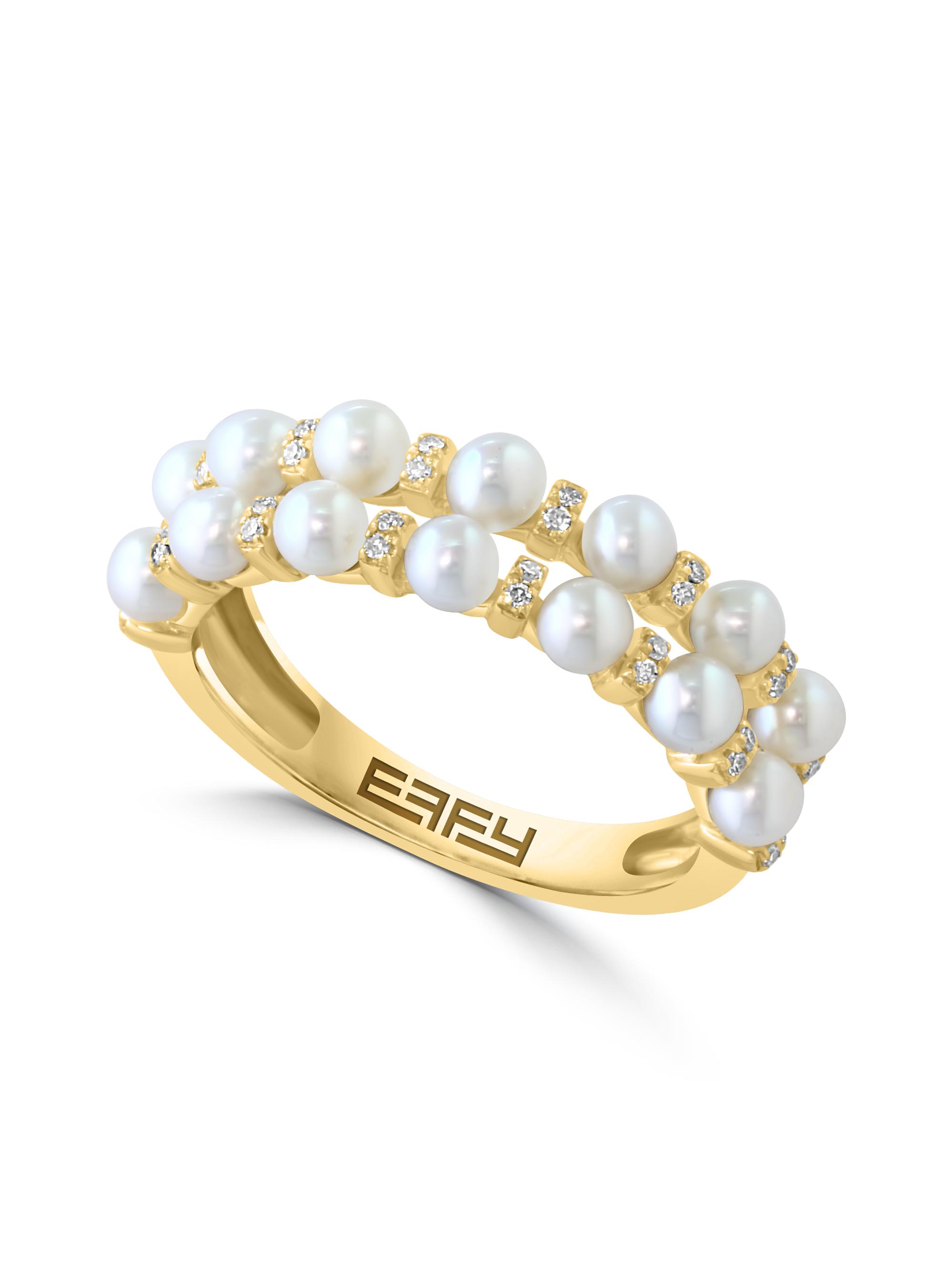 Click here for Effy Womens 14K Yellow Gold  3MM Round Freshwater... prices