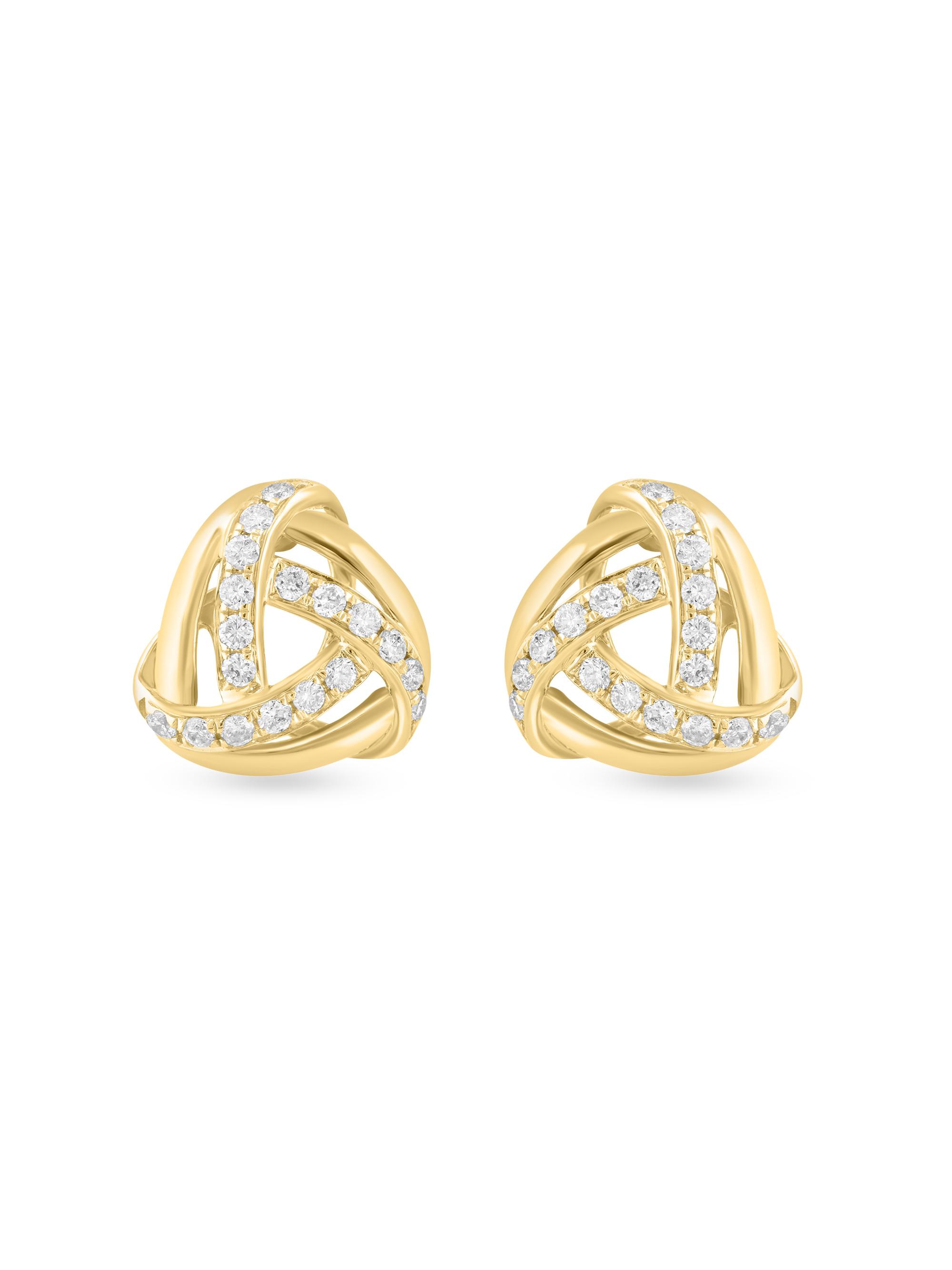Click here for Effy Womens 14K Yellow Gold & 0.28 TCW Diamond Ear... prices
