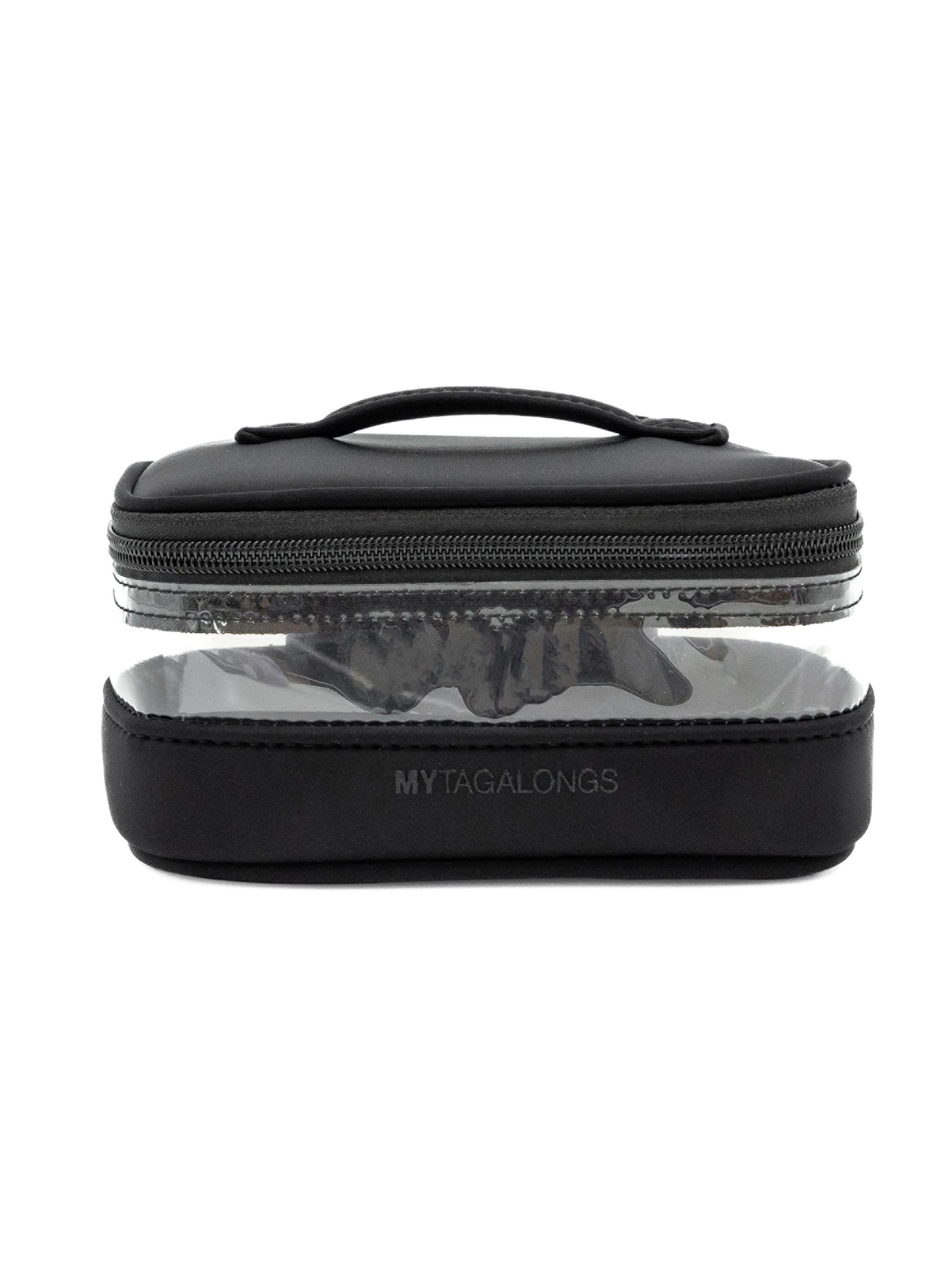 Click here for Mytagalongs Mini My Clear Cosmetic Case - Black prices