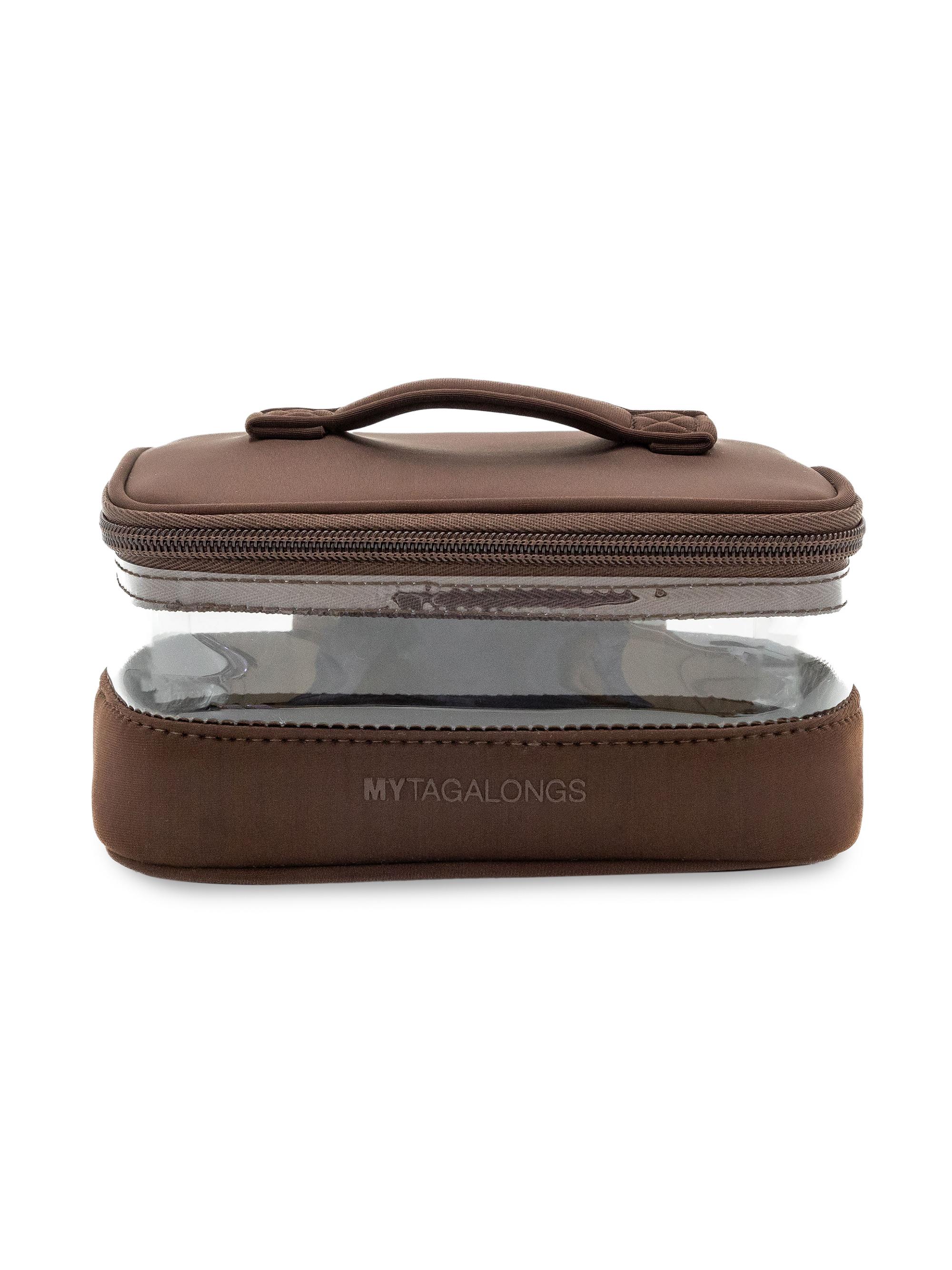Click here for Mytagalongs Mini My Clear Cosmetic Case - Espresso prices