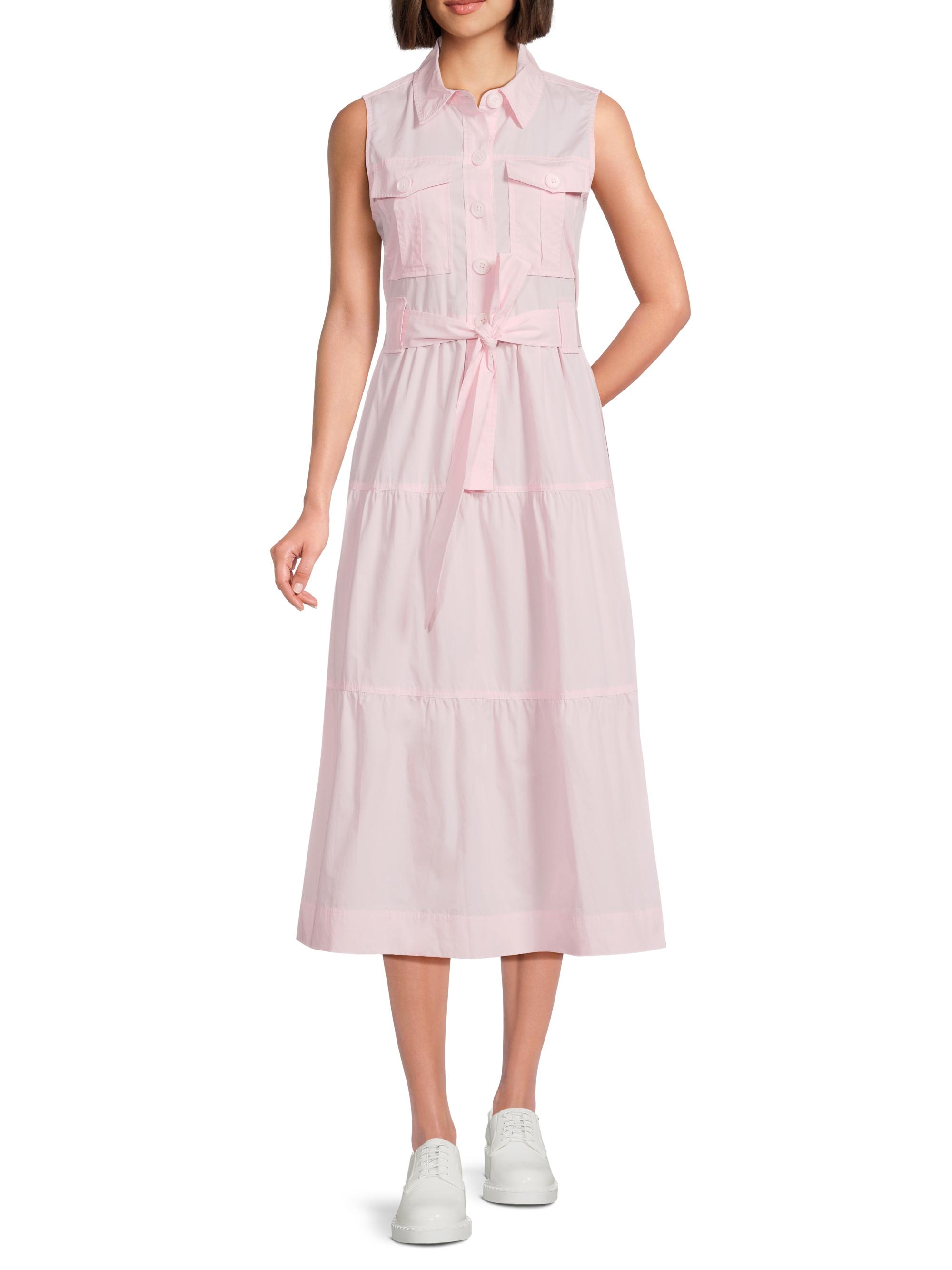 Click here for Derek Lam 10 Crosby Womens Florence Belted Cotton... prices