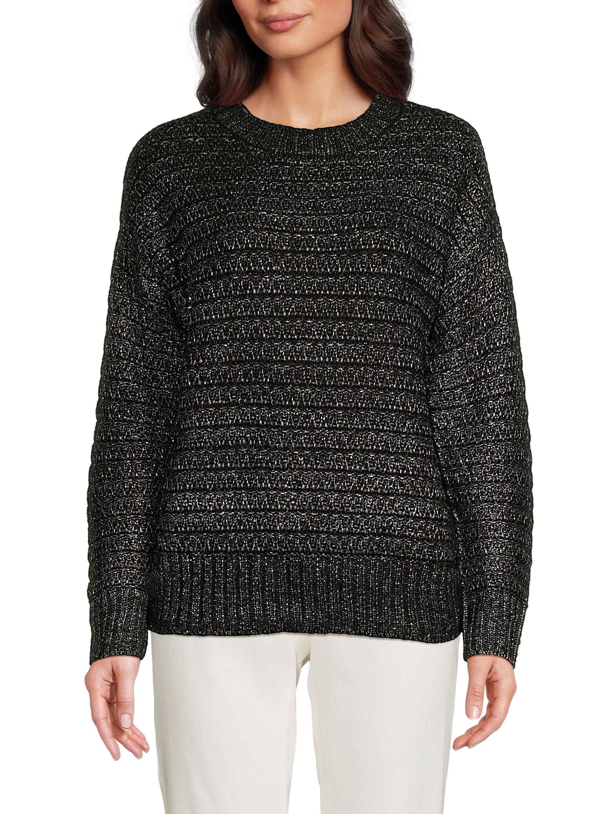 Click here for Calvin Klein Womens Honeycomb Drop Shoulder Sweate... prices