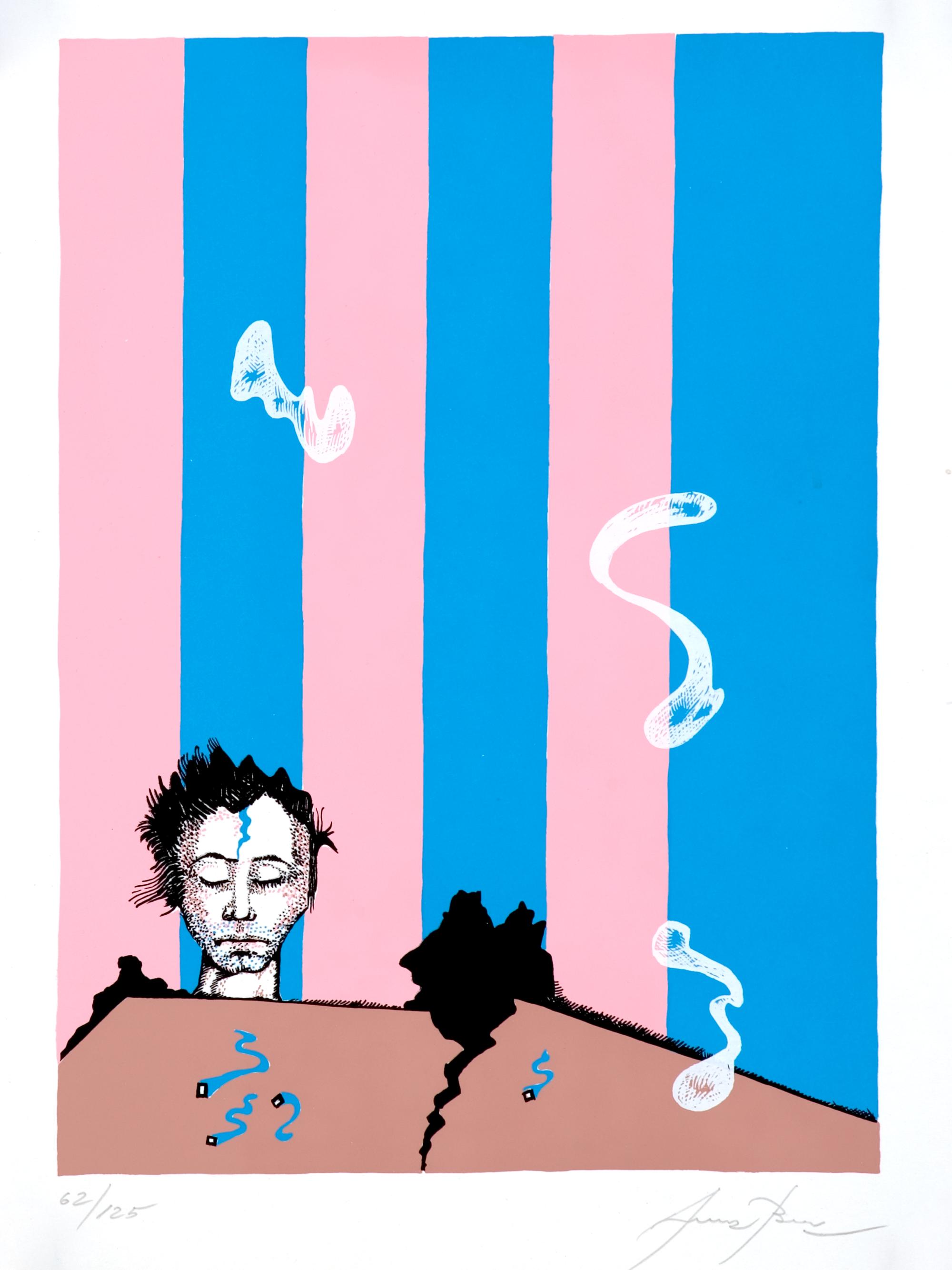 Click here for Eduardo Arranz-Bravo De Laguna Celeste y rosa Scre... prices