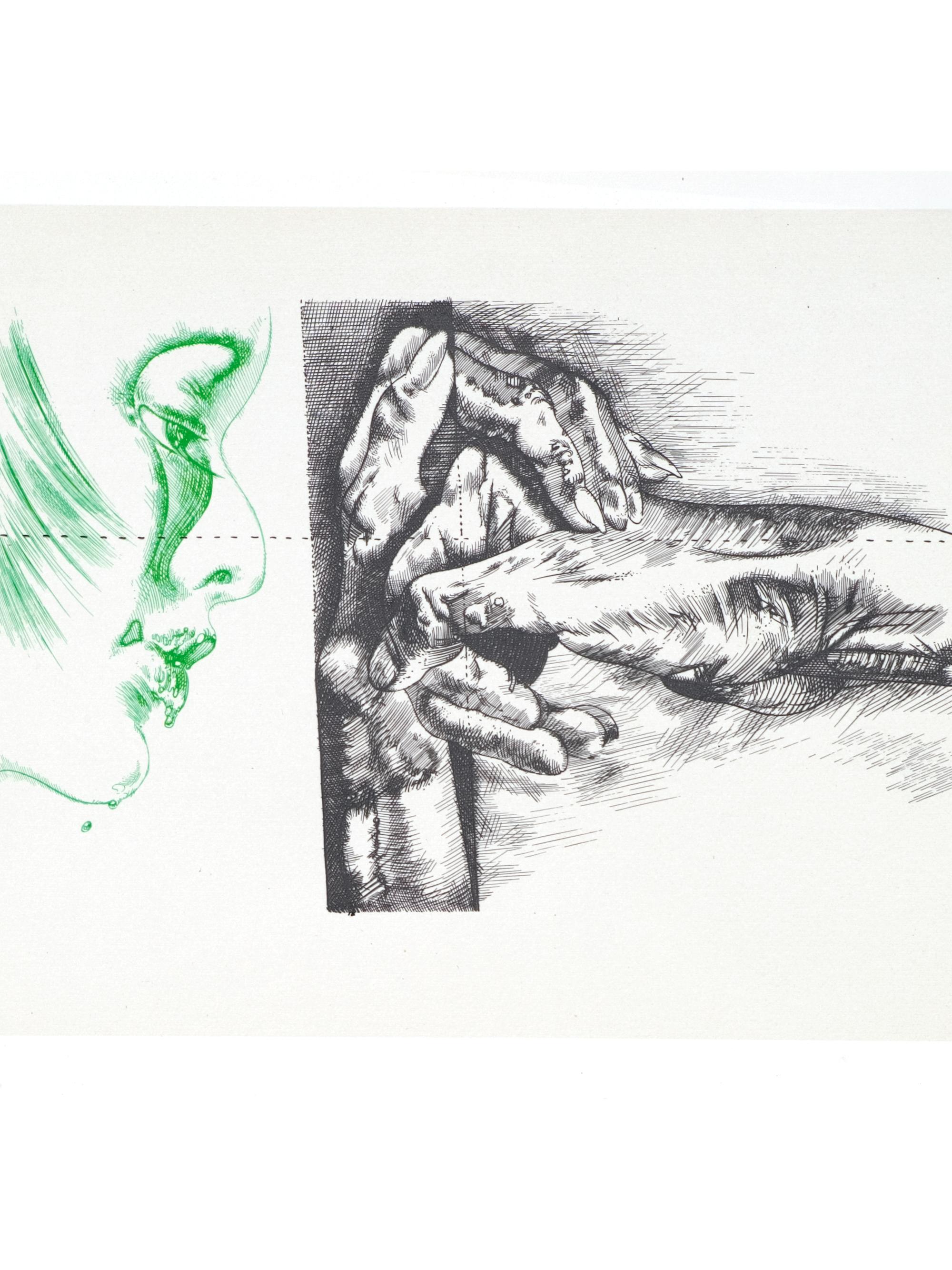 Click here for José Paredes Jardiel Cara verde Screenprint On Pap... prices