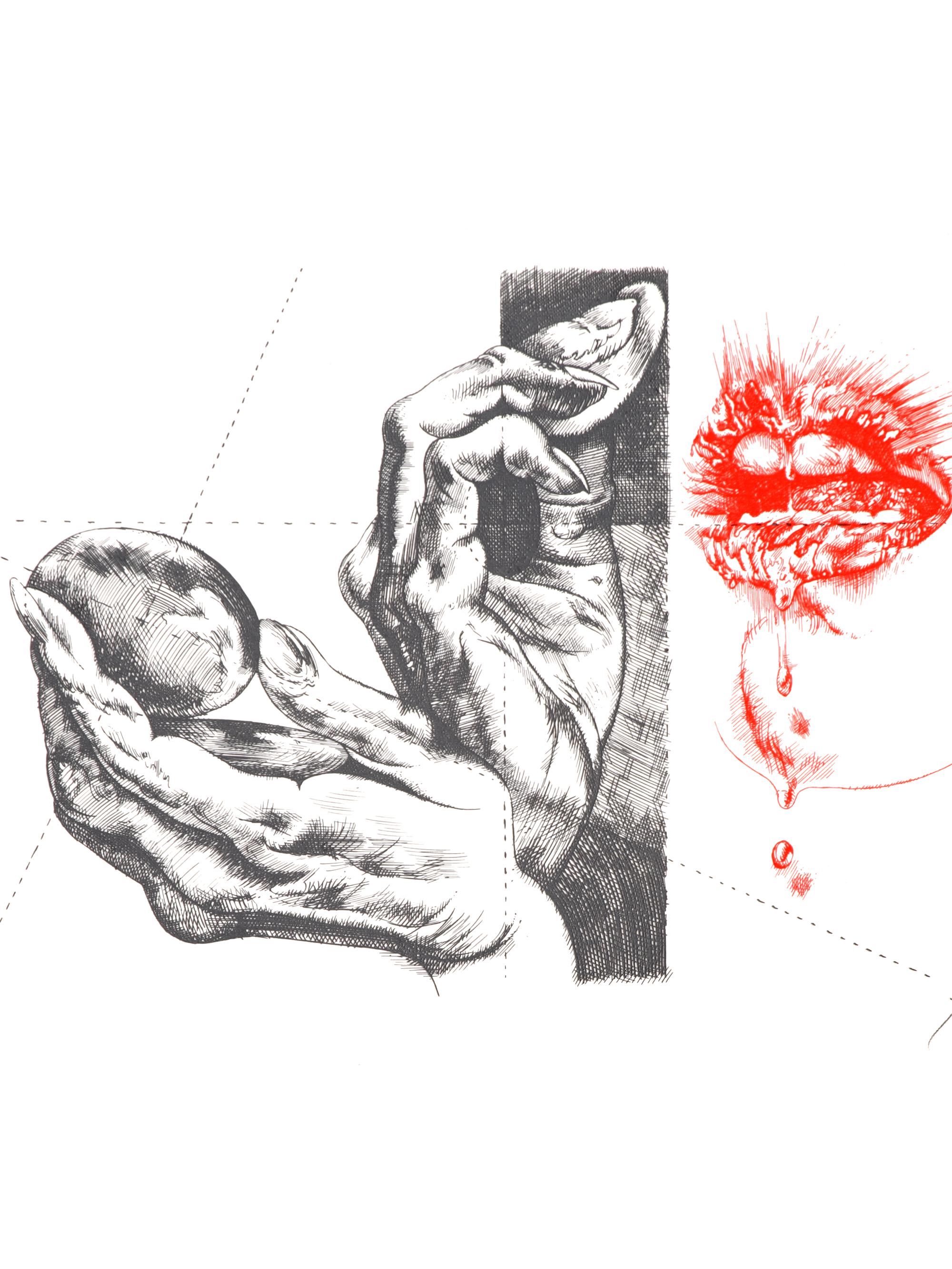 Click here for José Paredes Jardiel Cara roja Screenprint On Pape... prices