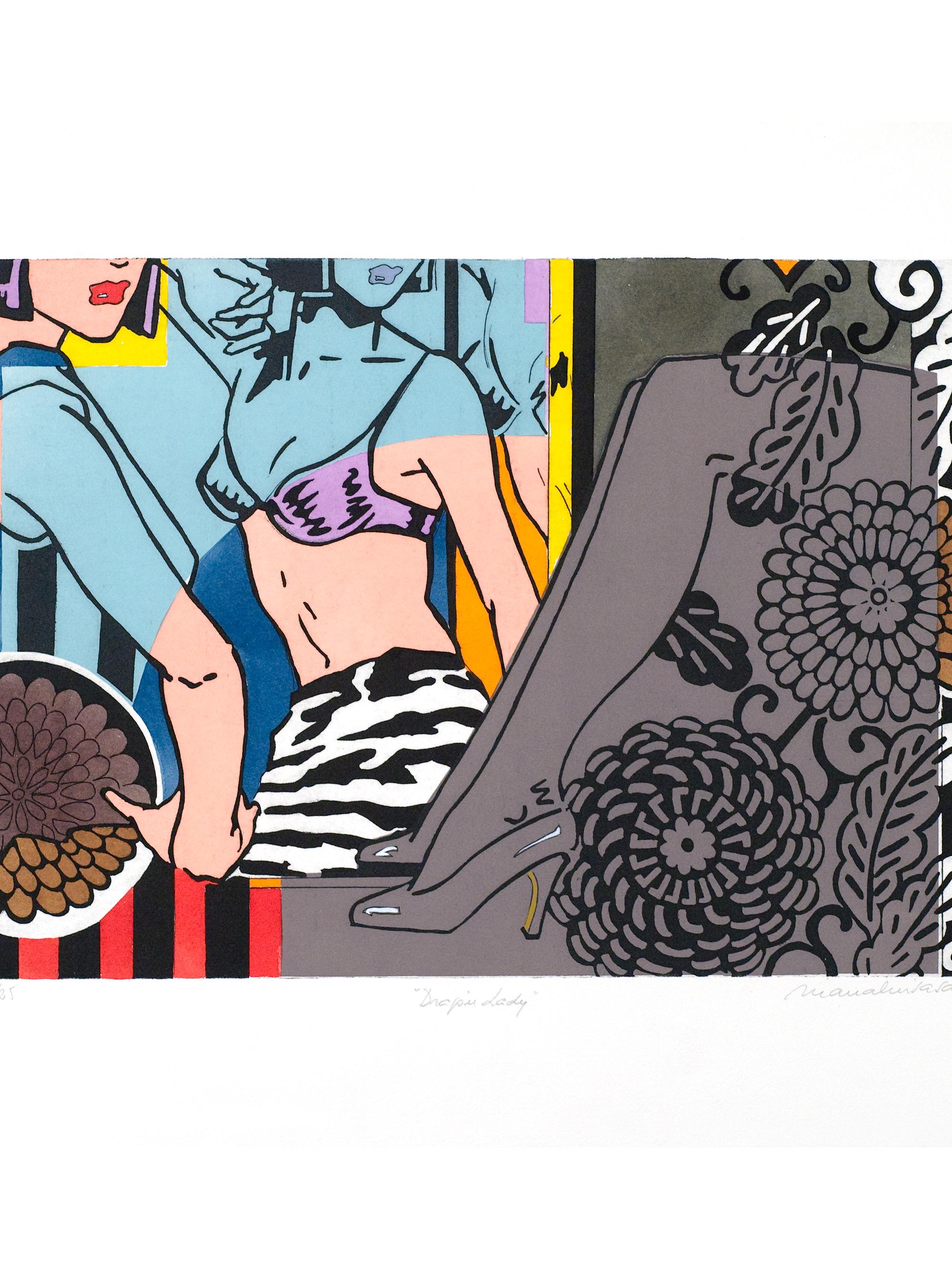 Click here for Mª Luisa Sanz García Muro Dragón Lady Engraving On... prices