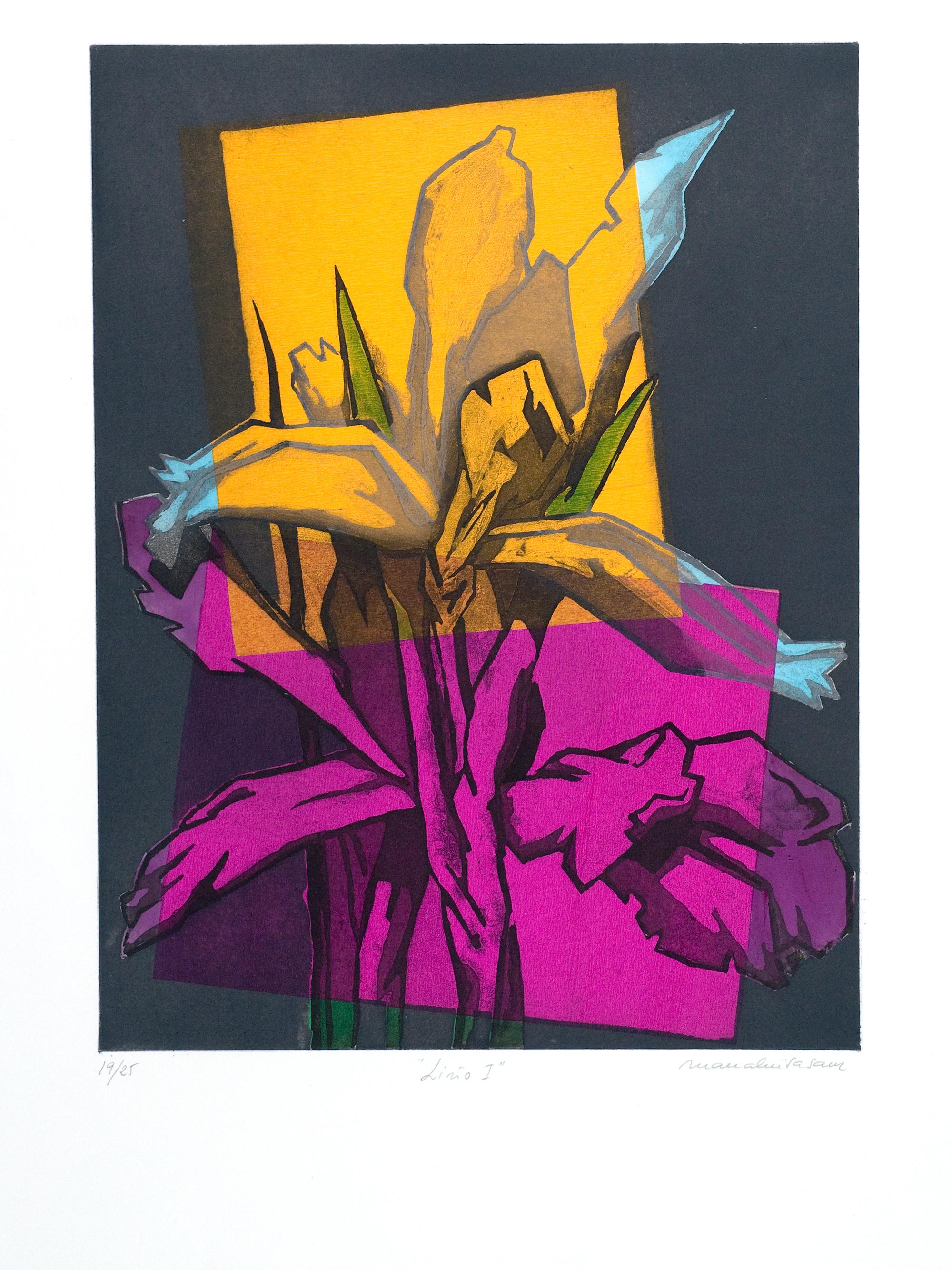 Click here for Mª Luisa Sanz García Muro Lirio I Engraving On Pap... prices