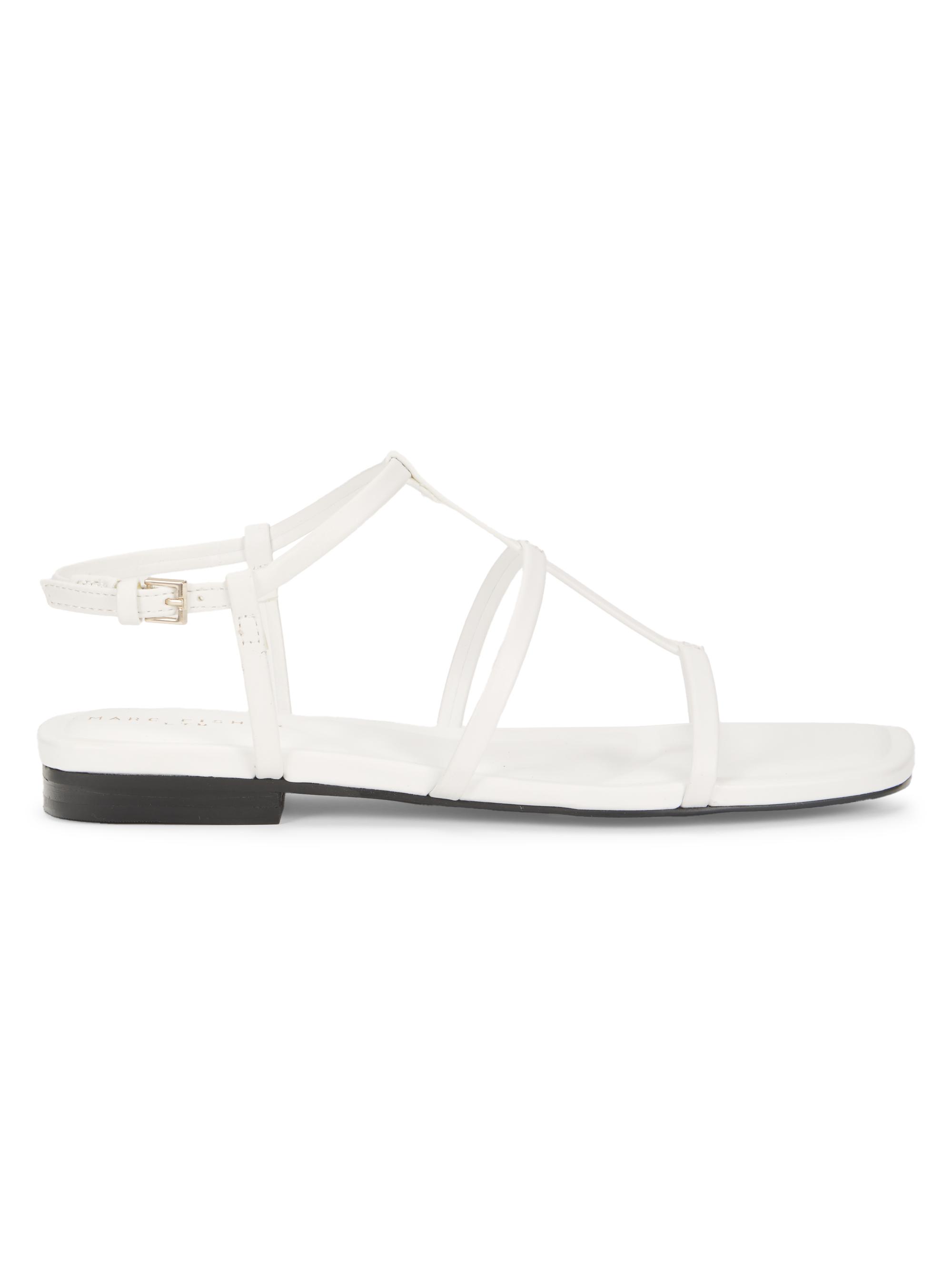 Click here for Marc Fisher Ltd Womens Marris T-Strap Flat Sandals... prices