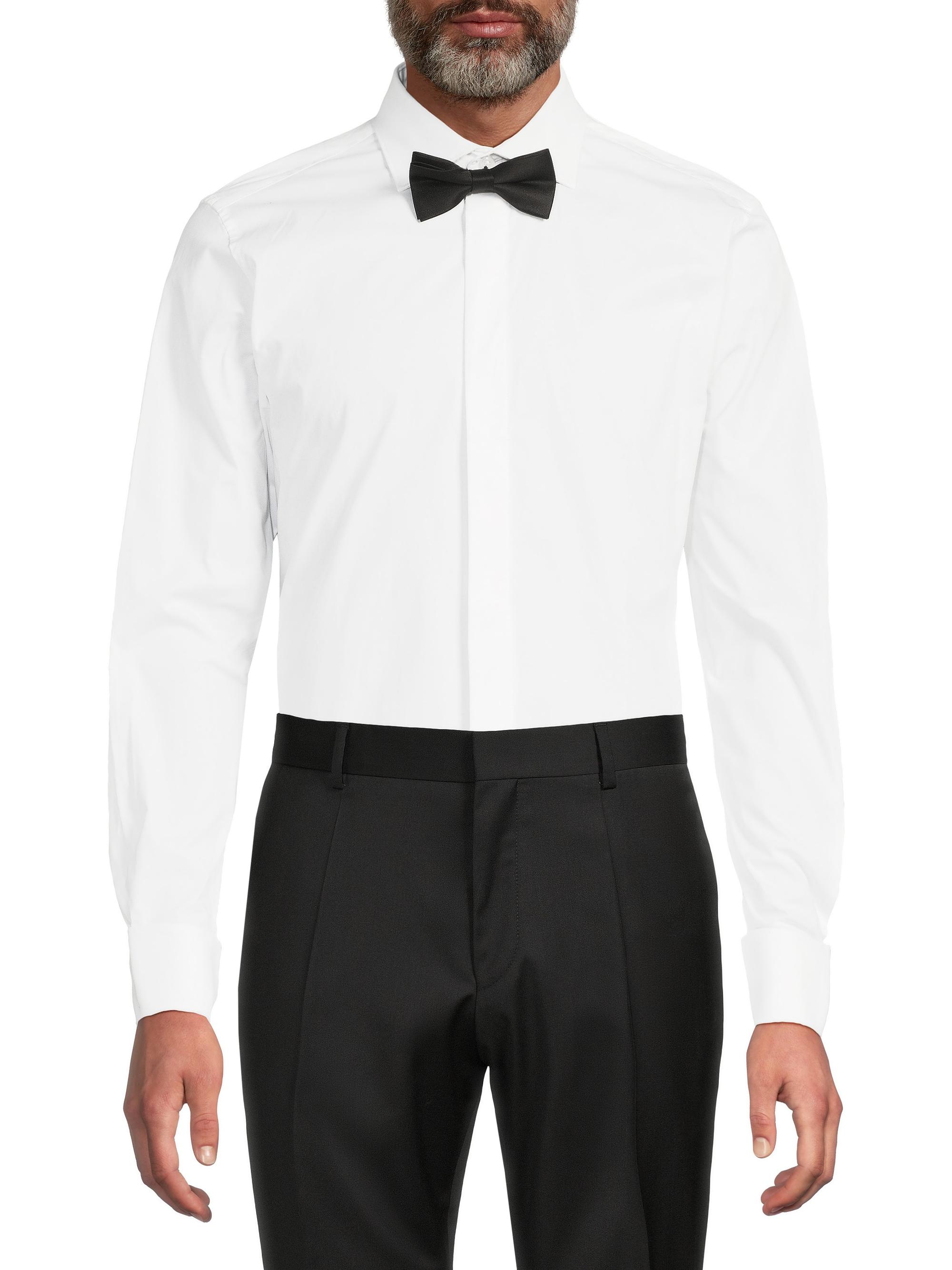 Click here for Scotch & Soda Mens Point Collar Formal-Fit Dress S... prices