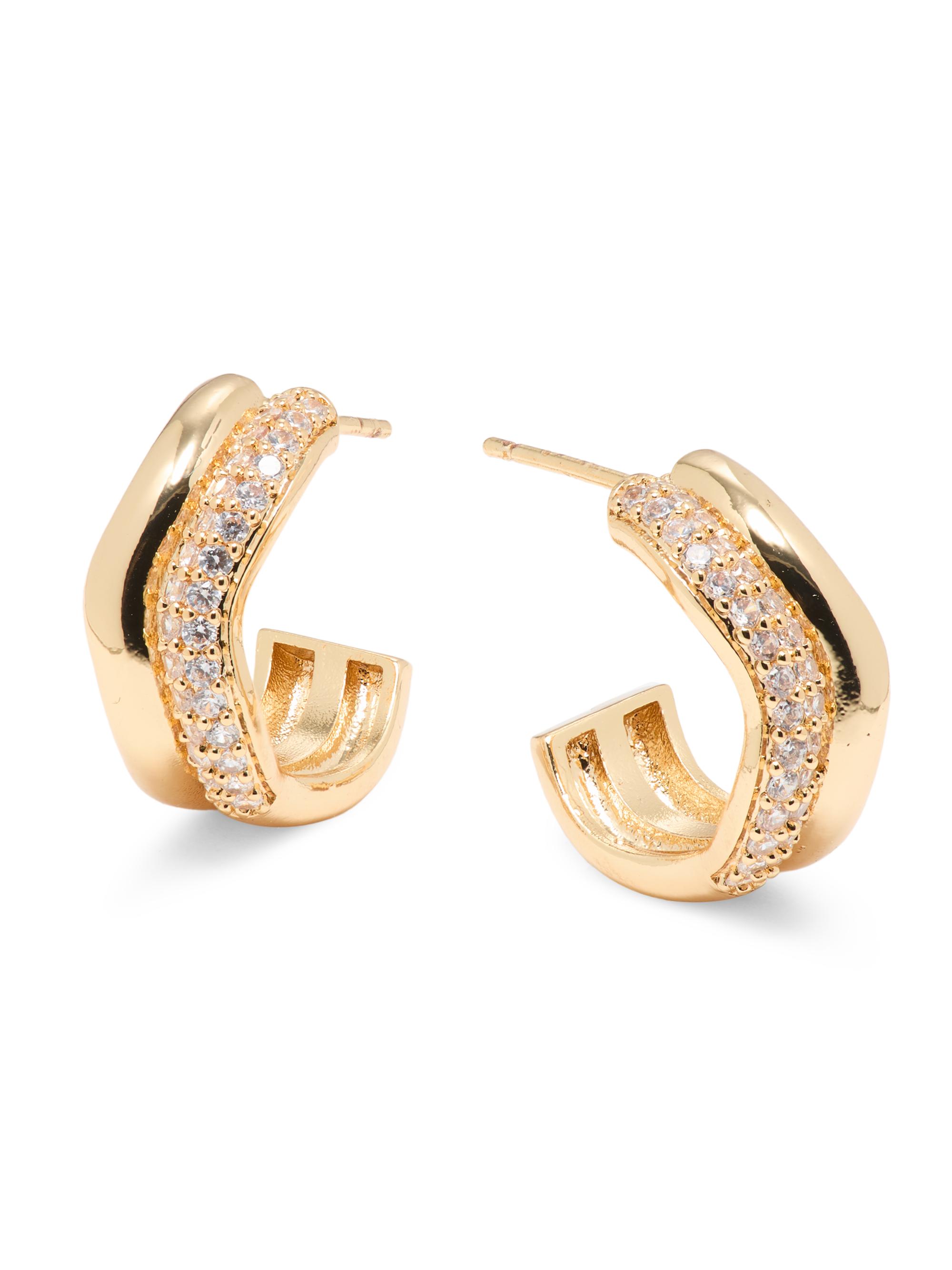 Click here for Area Stars Womens 14K Goldplated & Cubic Zirconia... prices