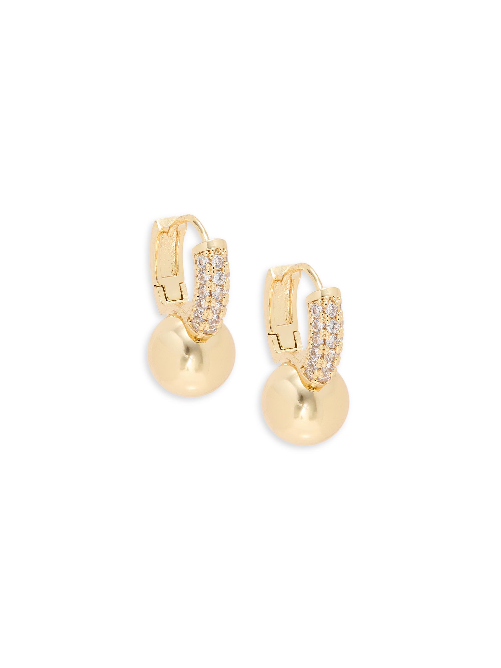 Click here for Area Stars Womens 14K Goldplated & Cubic Zirconia... prices