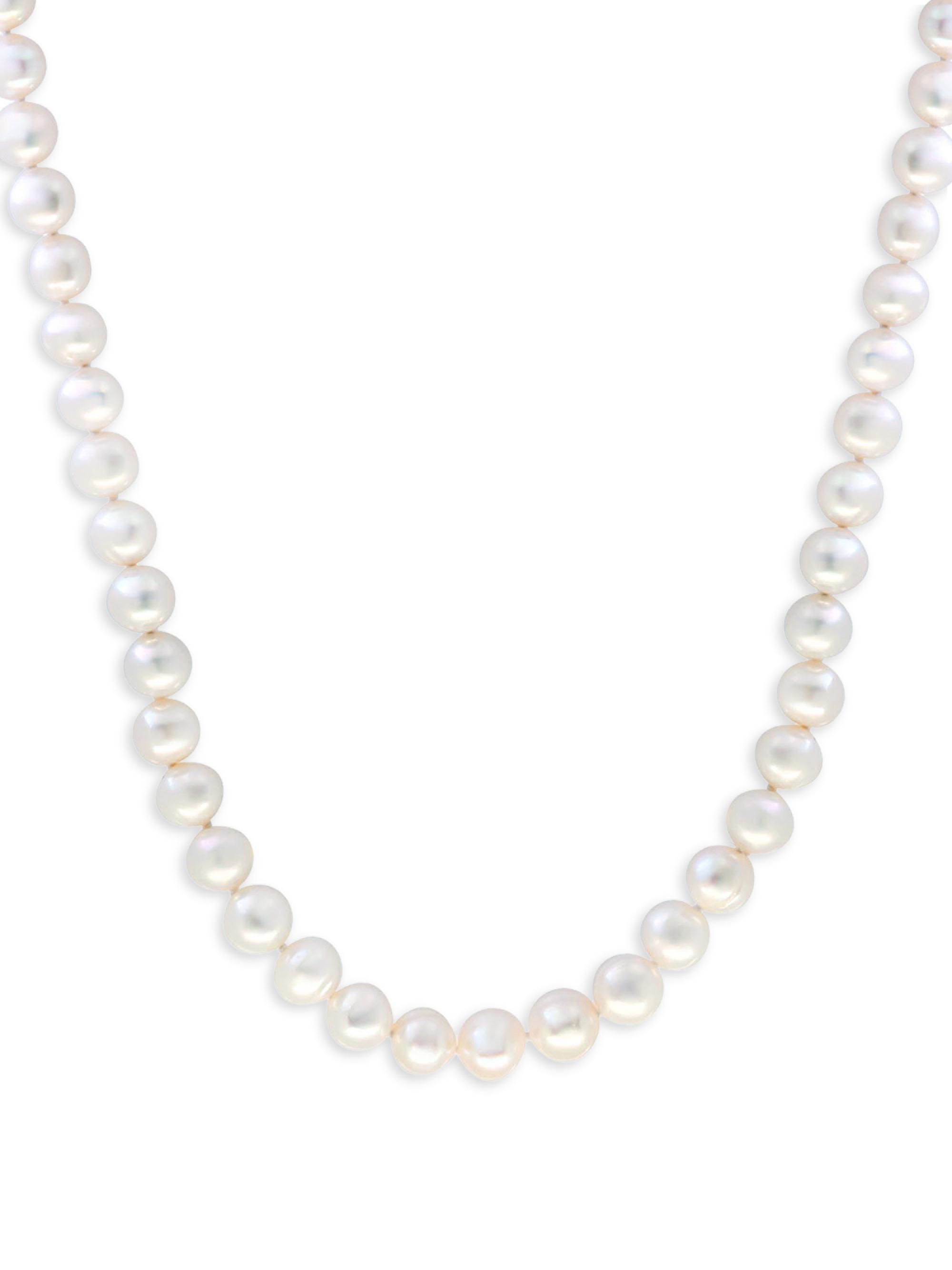 Click here for Saks Fifth Avenue Womens Sterling Silver & Freshwa... prices