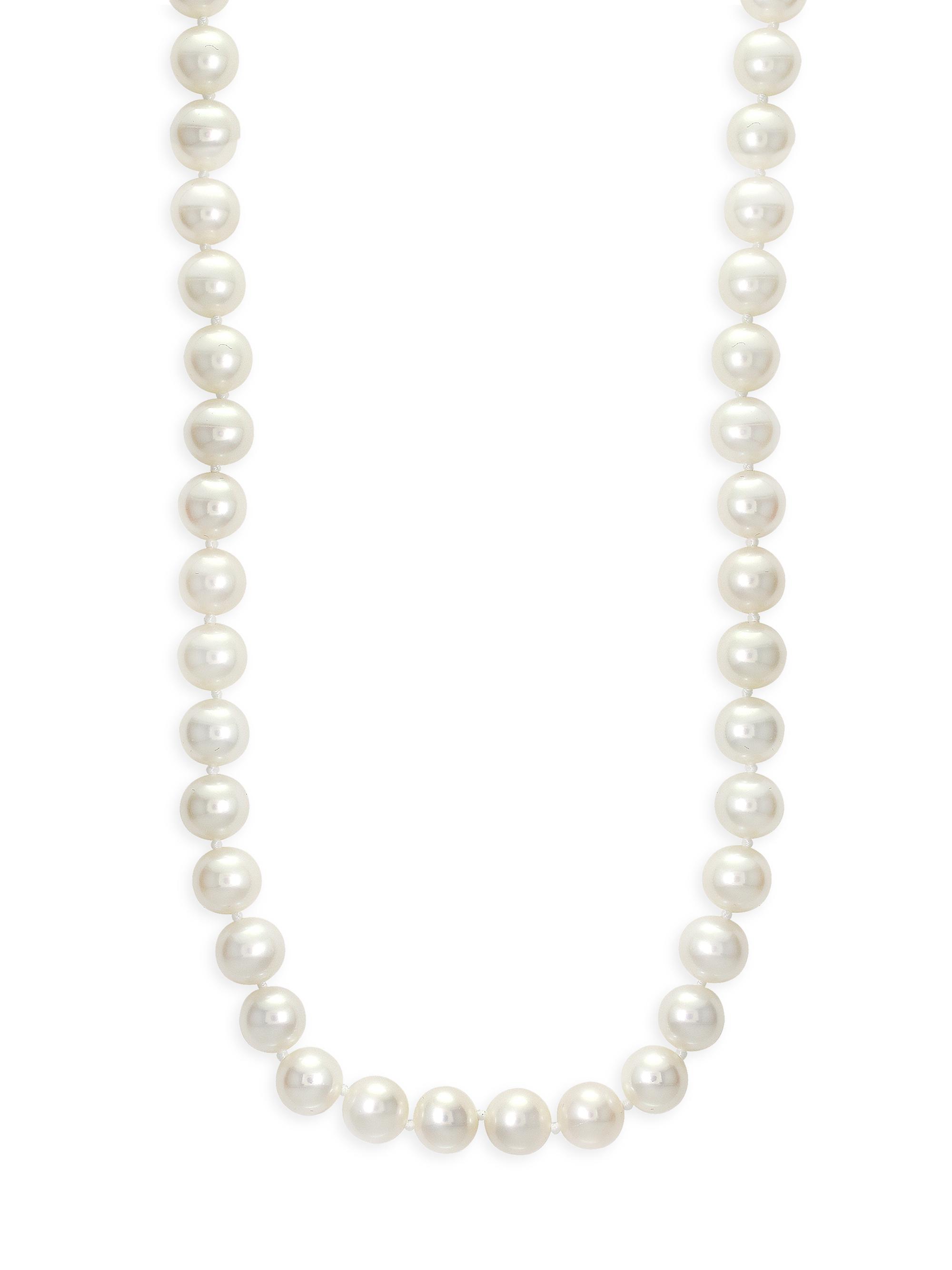 Click here for Saks Fifth Avenue Womens 14K Yellow Gold & Freshwa... prices