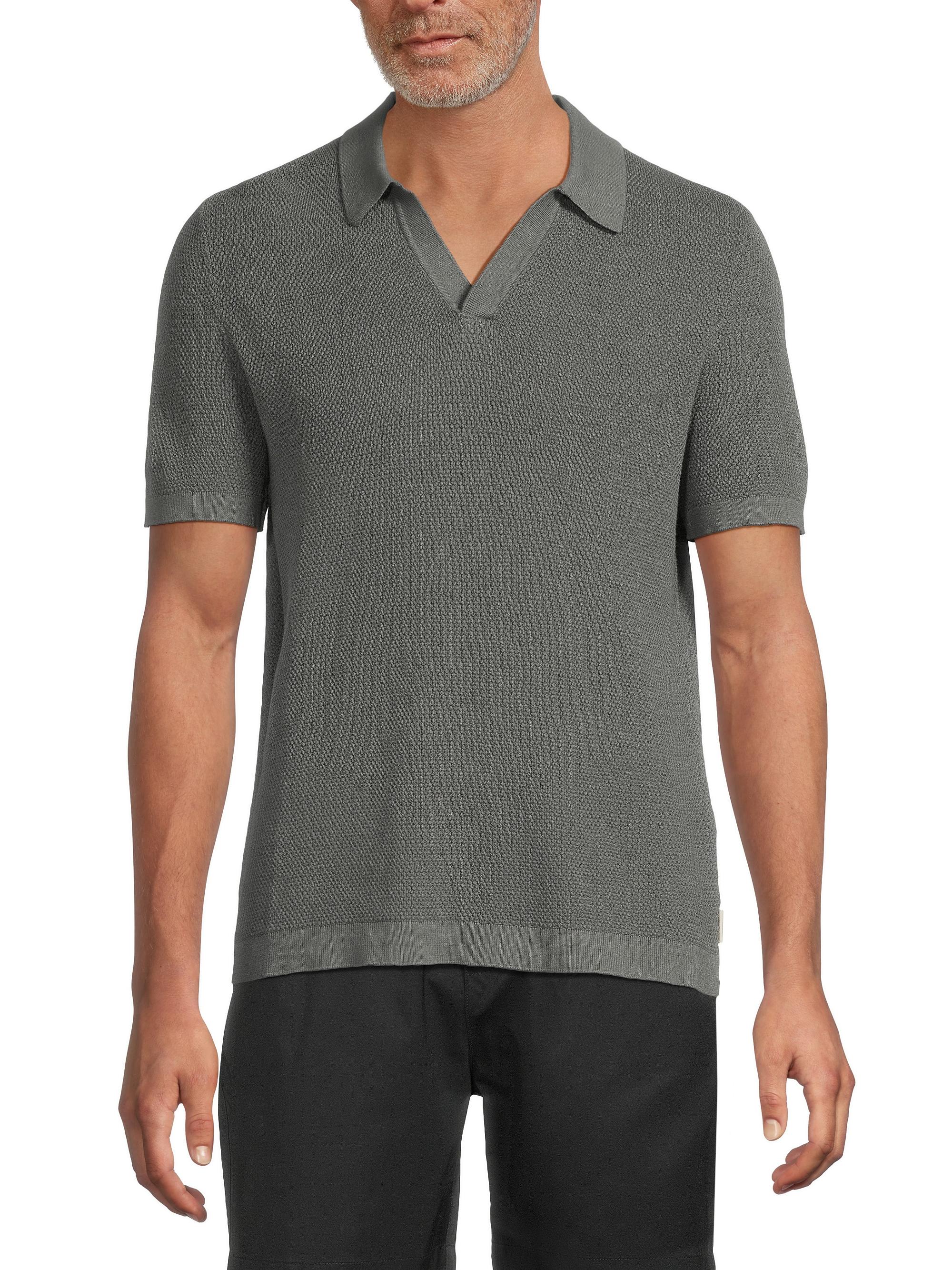 Click here for Onia Mens Cotton Polo Shirt - Agave - Size S prices