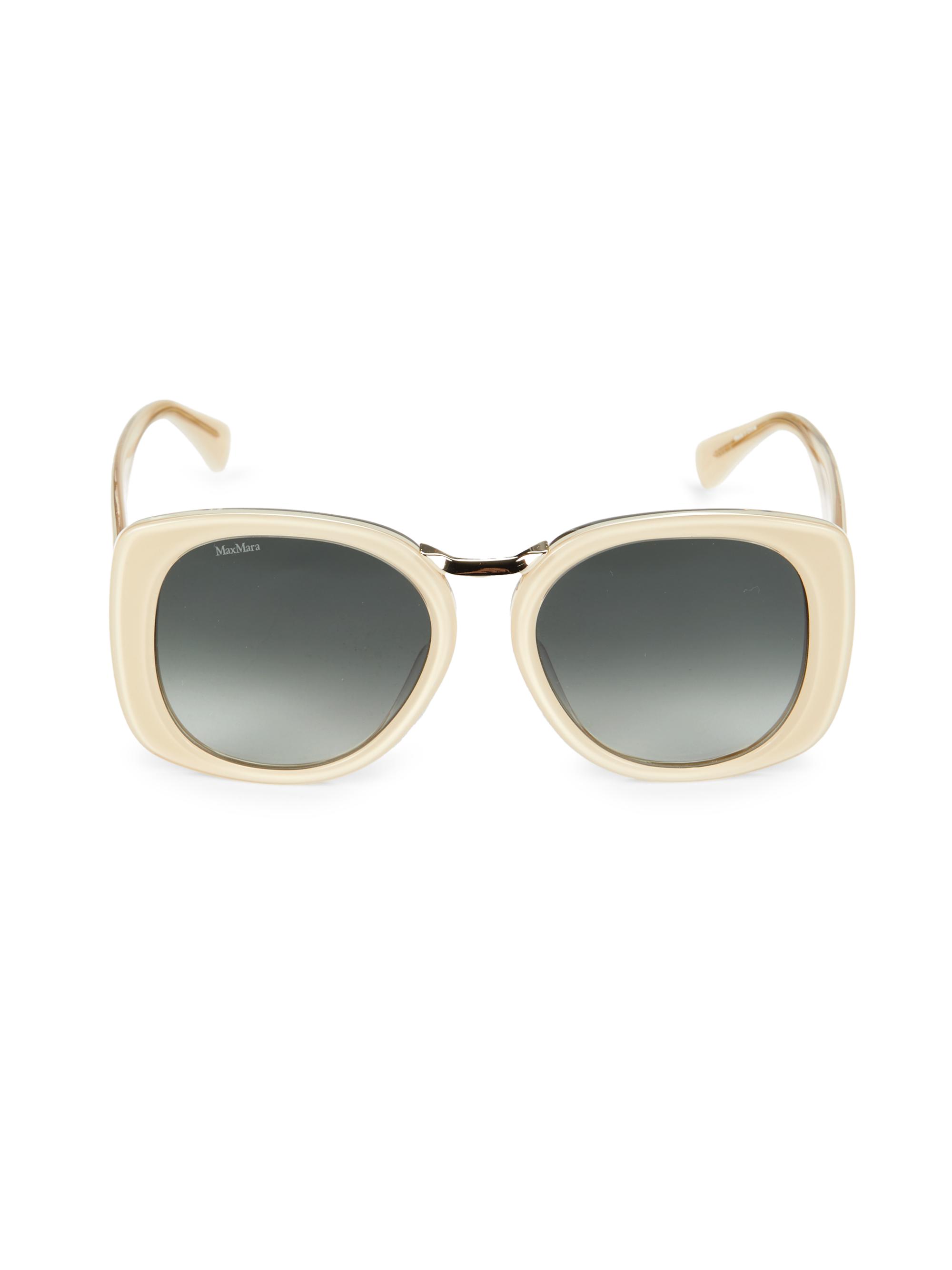 Click here for Max Mara Bridge Gradient Round Sunglasses  55mm prices