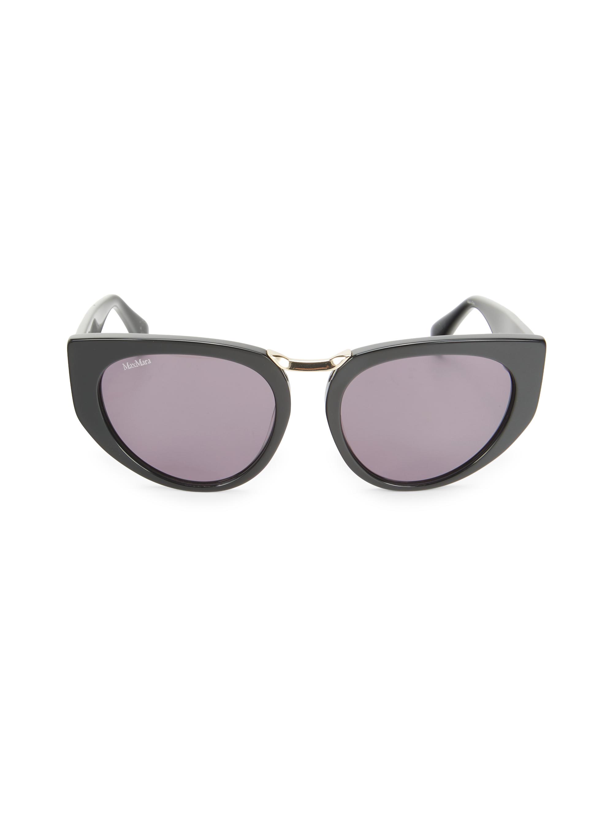 Click here for Max Mara Womens 54MM Cat-Eye Sunglasses - Purple prices