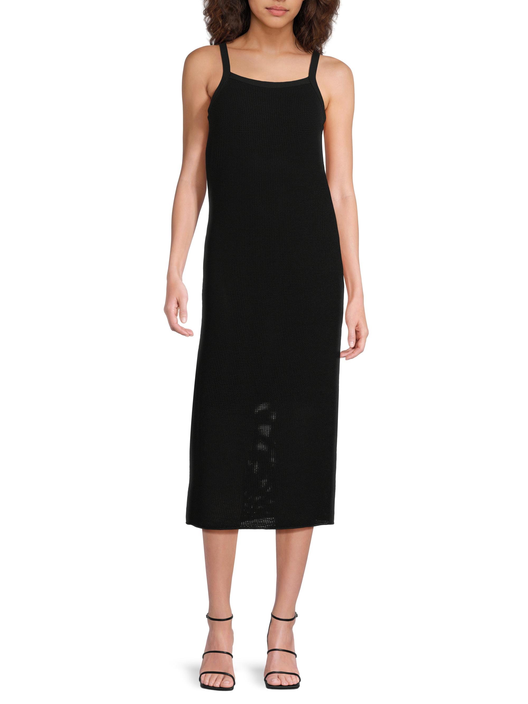 Click here for Theory Womens Rib-Knit Midi-Dress - Black - Size X... prices