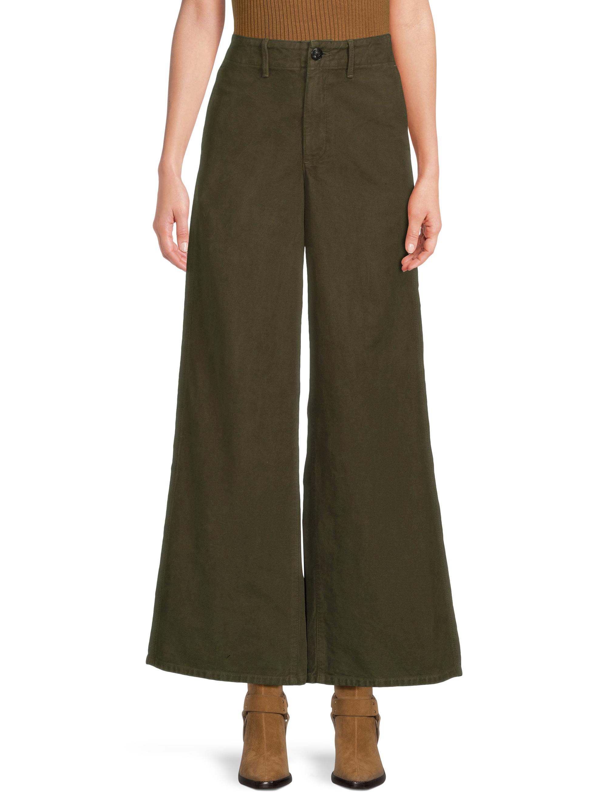 Click here for Rag & Bone Womens Serena Wide Leg Chino Pants - Ar... prices