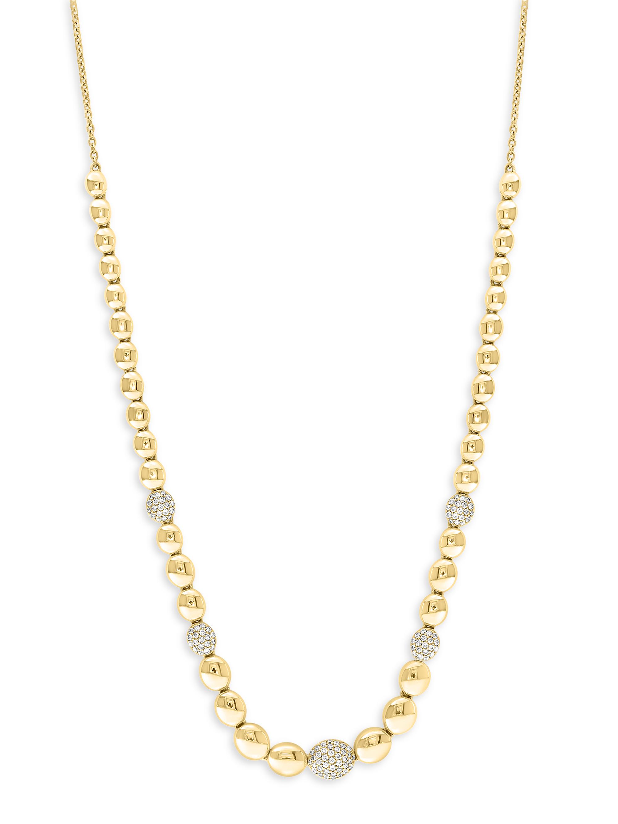 Click here for Effy Womens 14K Yellow Gold & 0.44 TCW Diamond Gra... prices