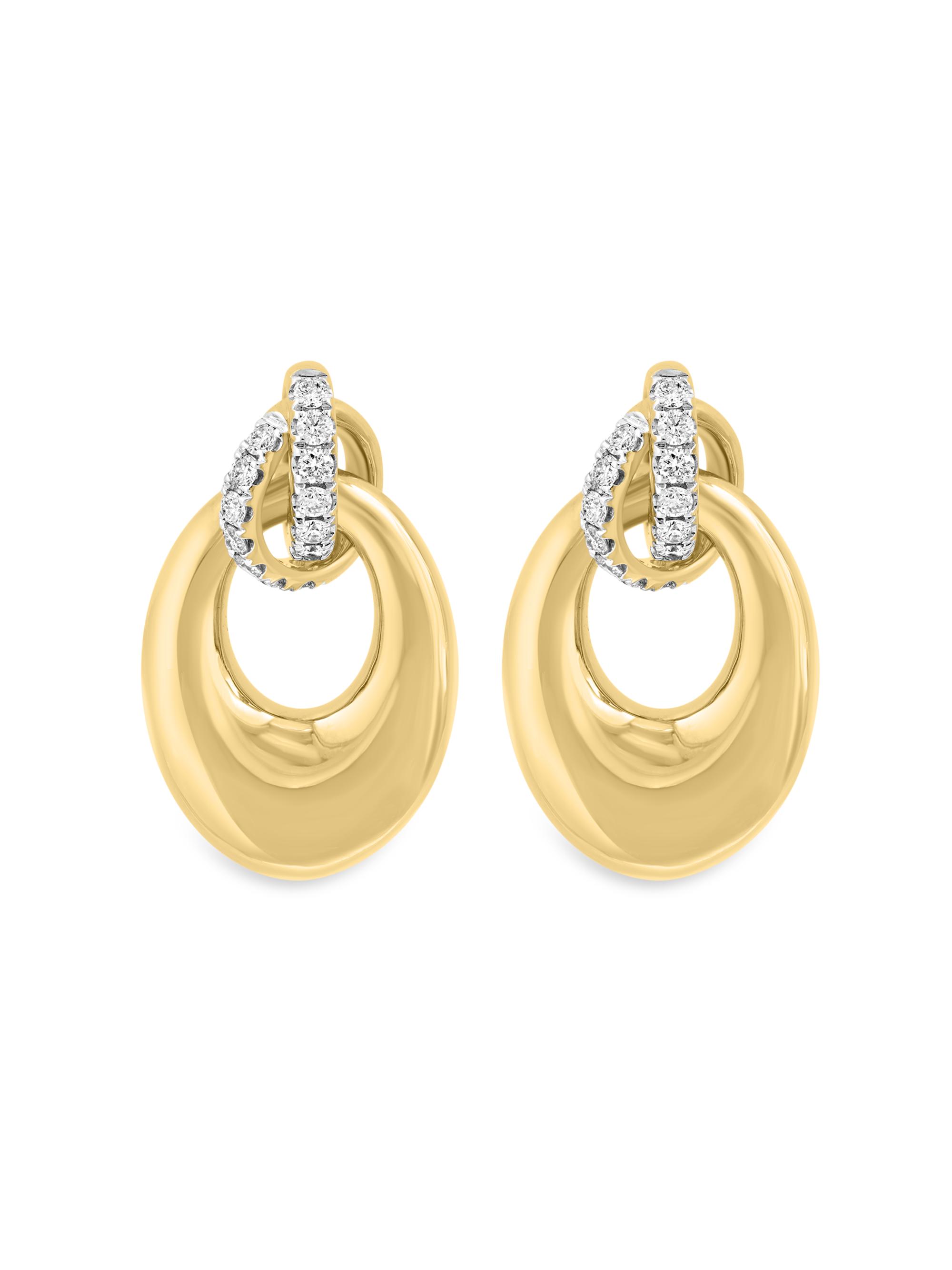 Click here for Effy Womens 14K Yellow Gold & 0.48 TCW Diamond Dro... prices