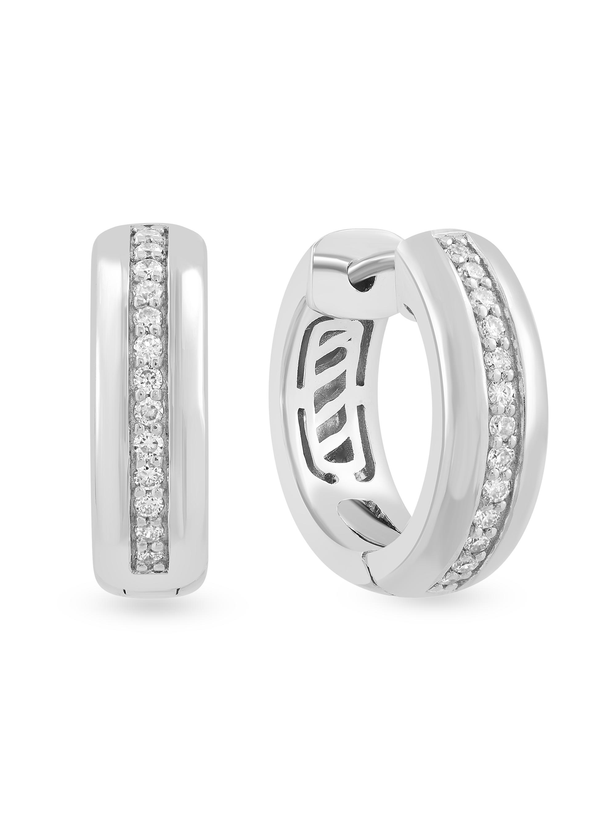 Click here for Effy Eny Womens Sterling Silver & 0.19 TCW Diamond... prices