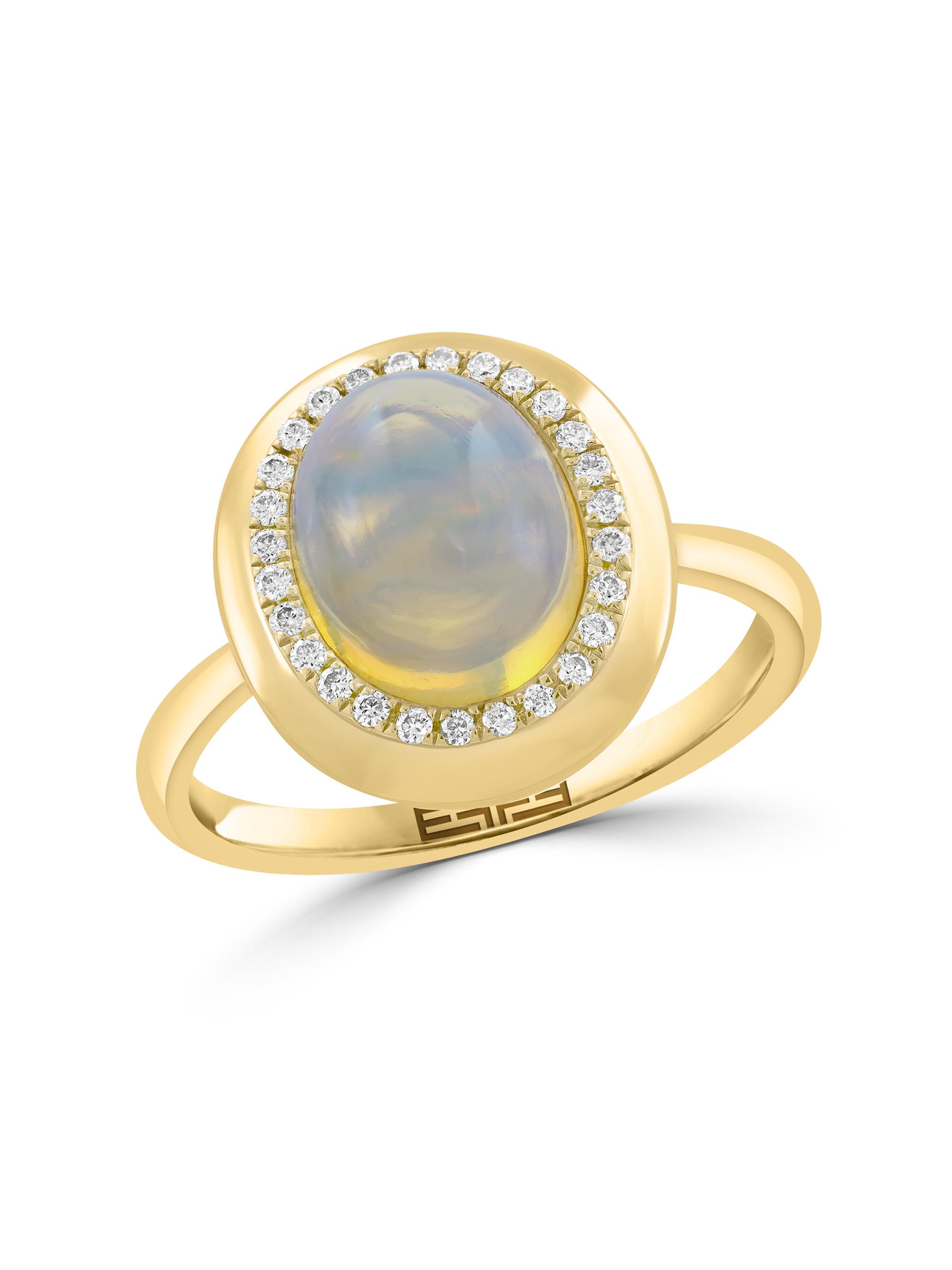 Click here for Effy Womens 14K Yellow Gold  Ethiopian Opal & 0.13... prices