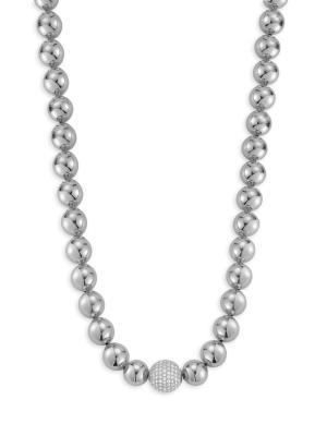 Chloe & Madison Rhodium Plated & 14K Goldplated & Pavé Cubic Zirconia ...