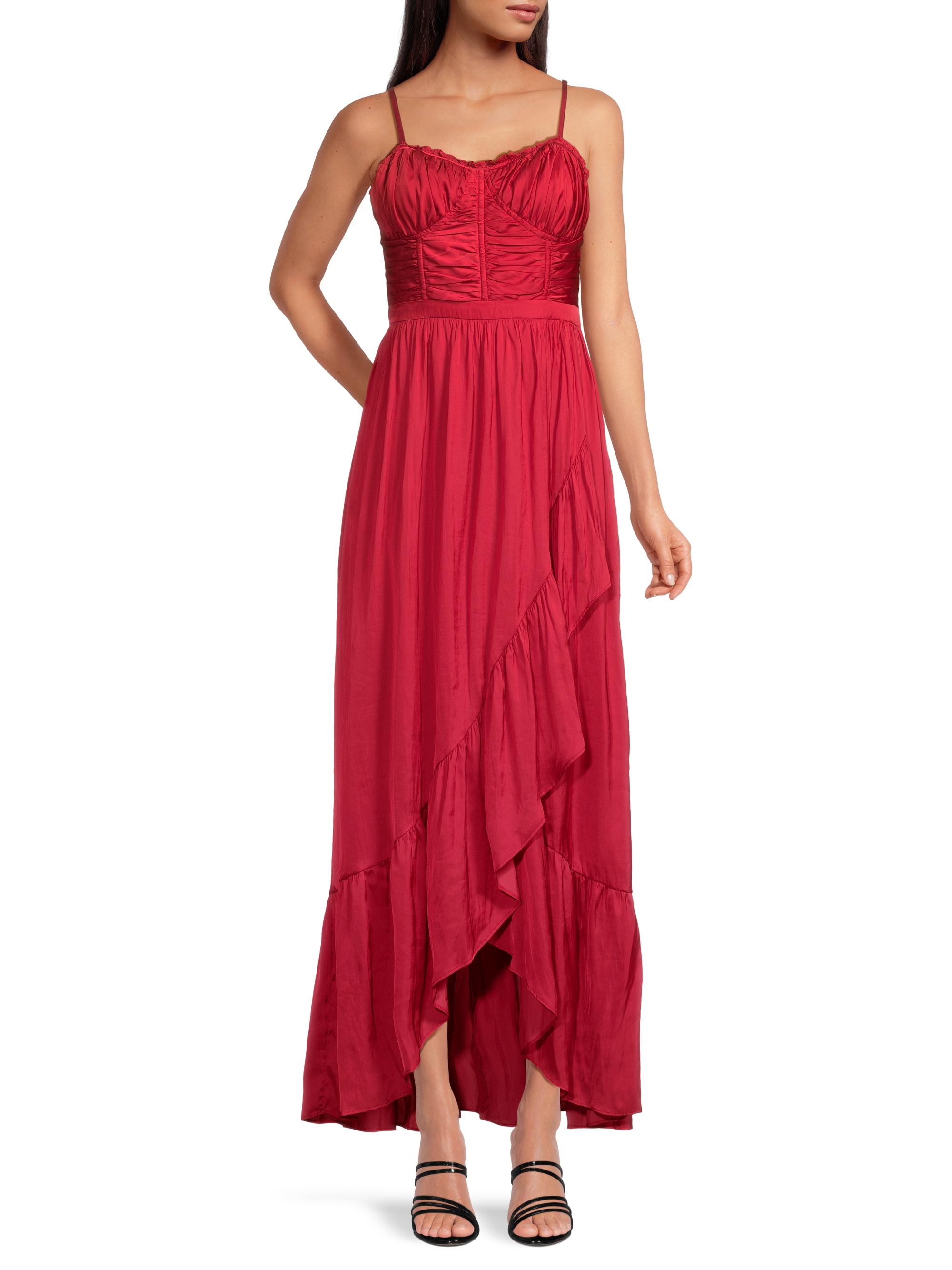 Click here for Ramy Brook Womens Braelyn Shirred Wrap Maxi Dress... prices