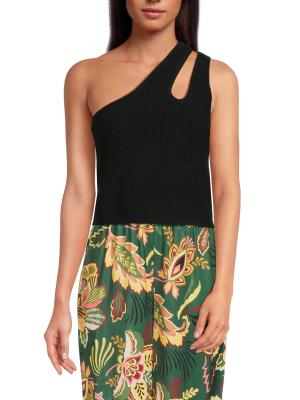 Ramy Brook Addilyn Cutout Ribbed Top on SALE | Saks OFF 5TH