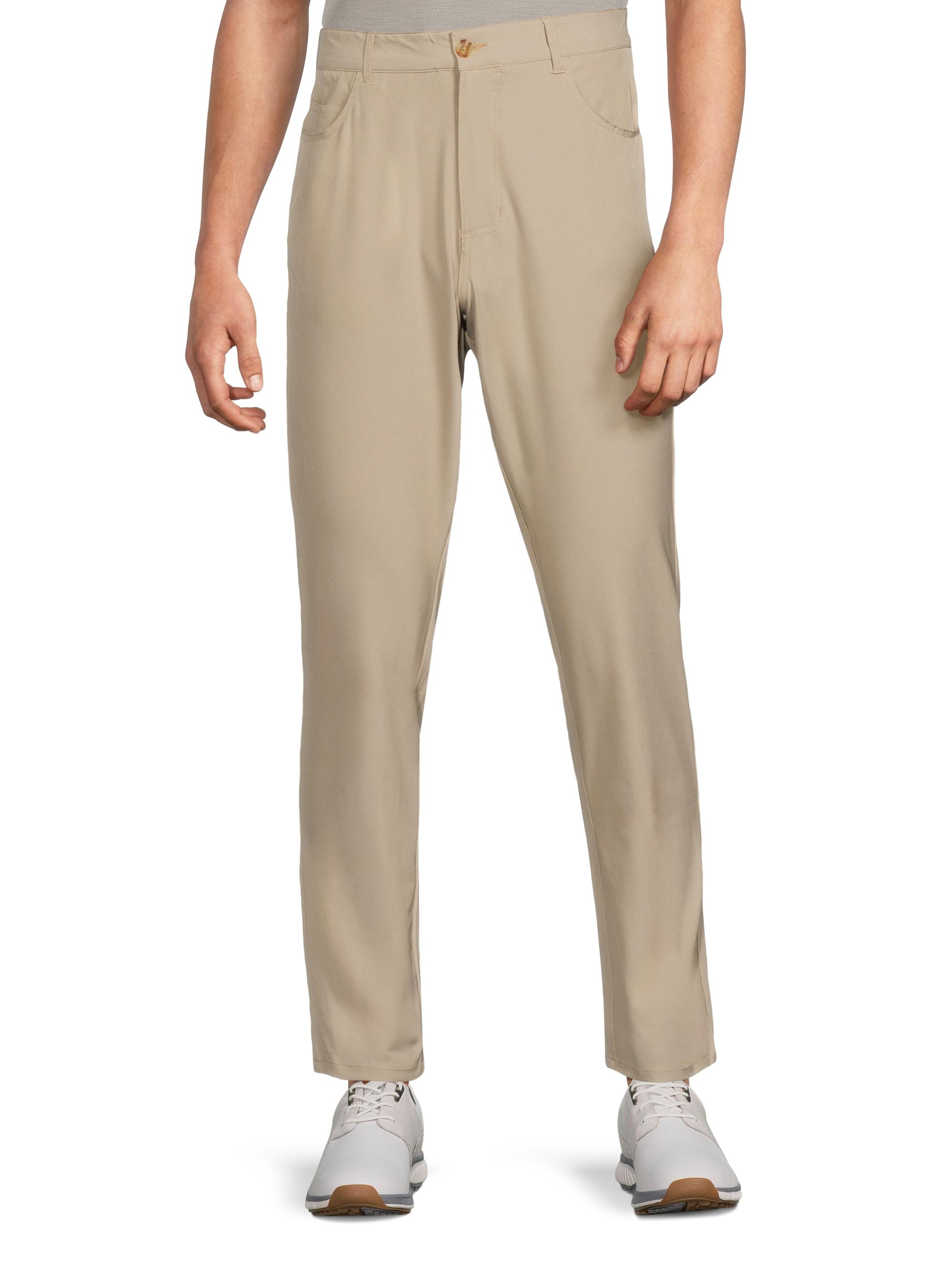 Click here for Tailorbyrd Mens Flat Front Pants - Khaki - Size 33... prices