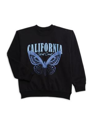 Prince Peter Collection Girl's California Print Sweatshirt on SALE ...
