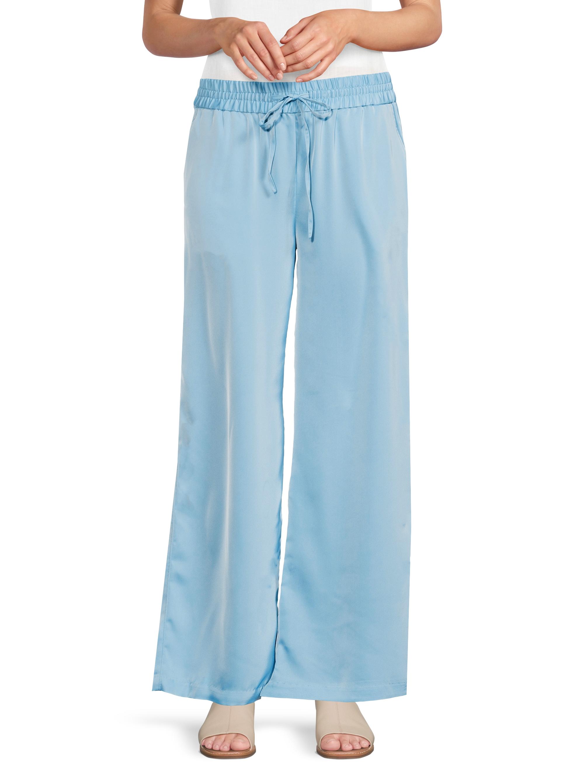 Click here for Saks Fifth Avenue Womens Satin Drawstring Pants -... prices