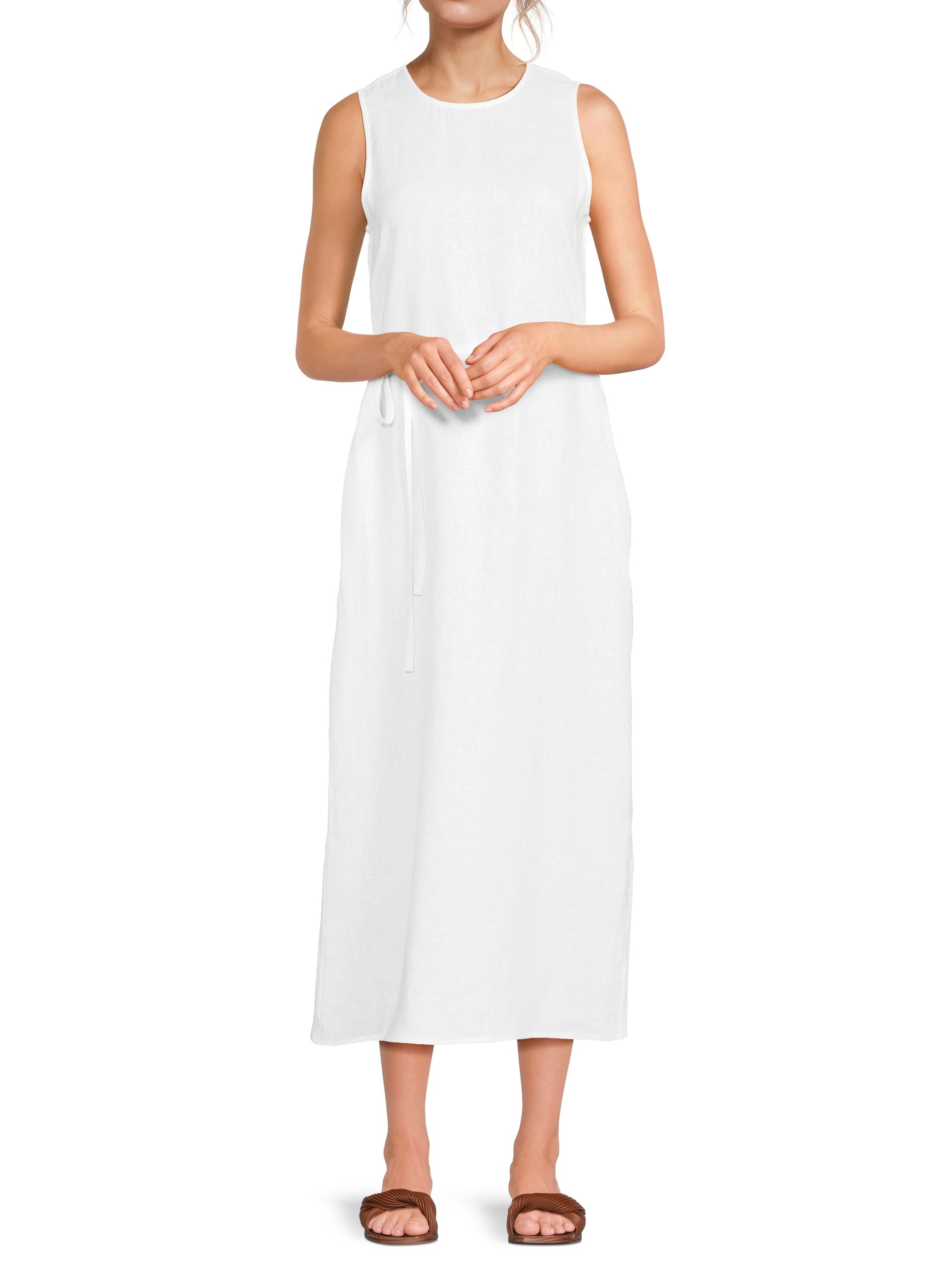 Click here for Saks Fifth Avenue Womens Belted 100 Linen A-Line M... prices