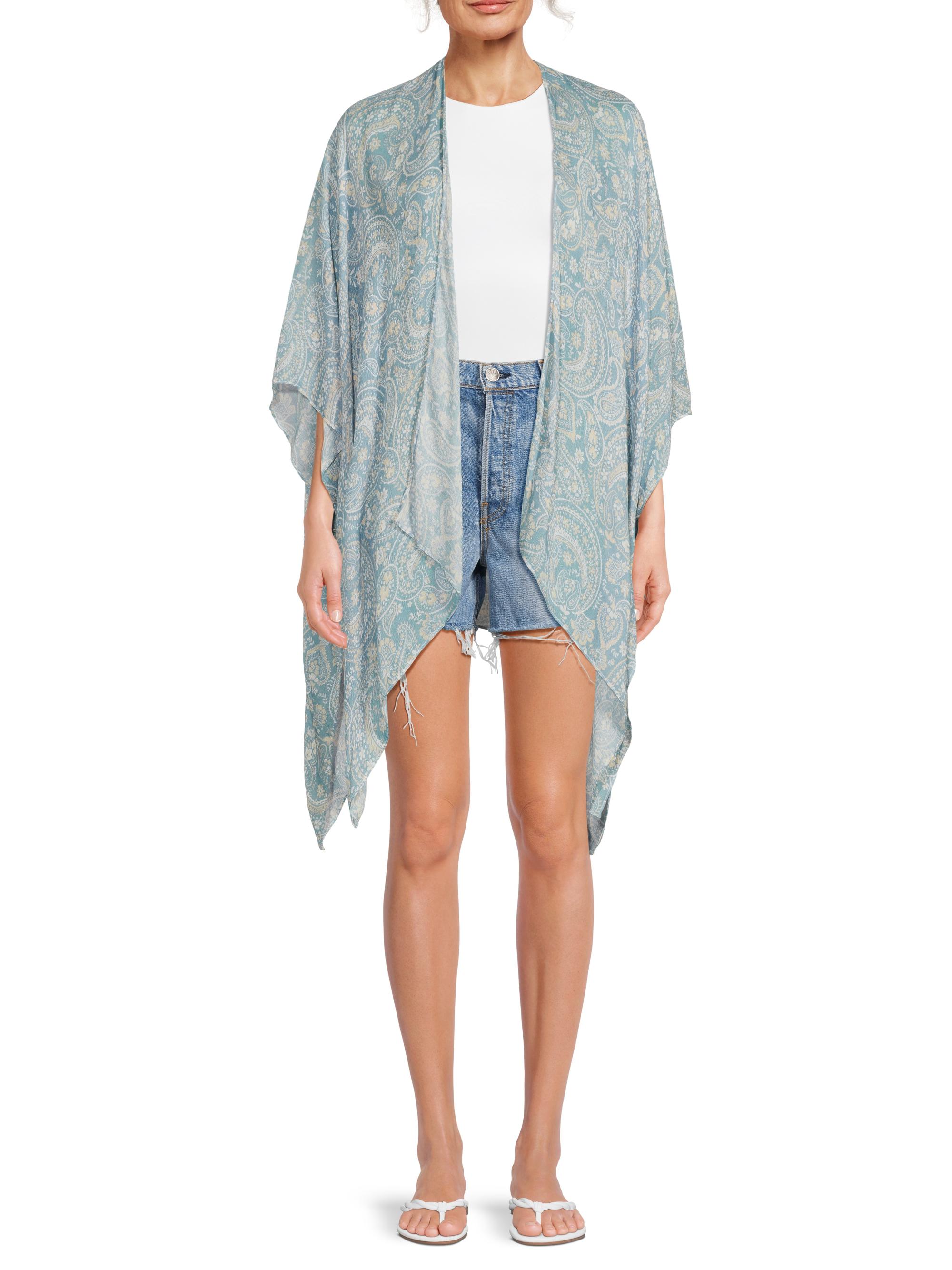 Click here for Marcus Adler Womens Paisley Wrap - Blue prices