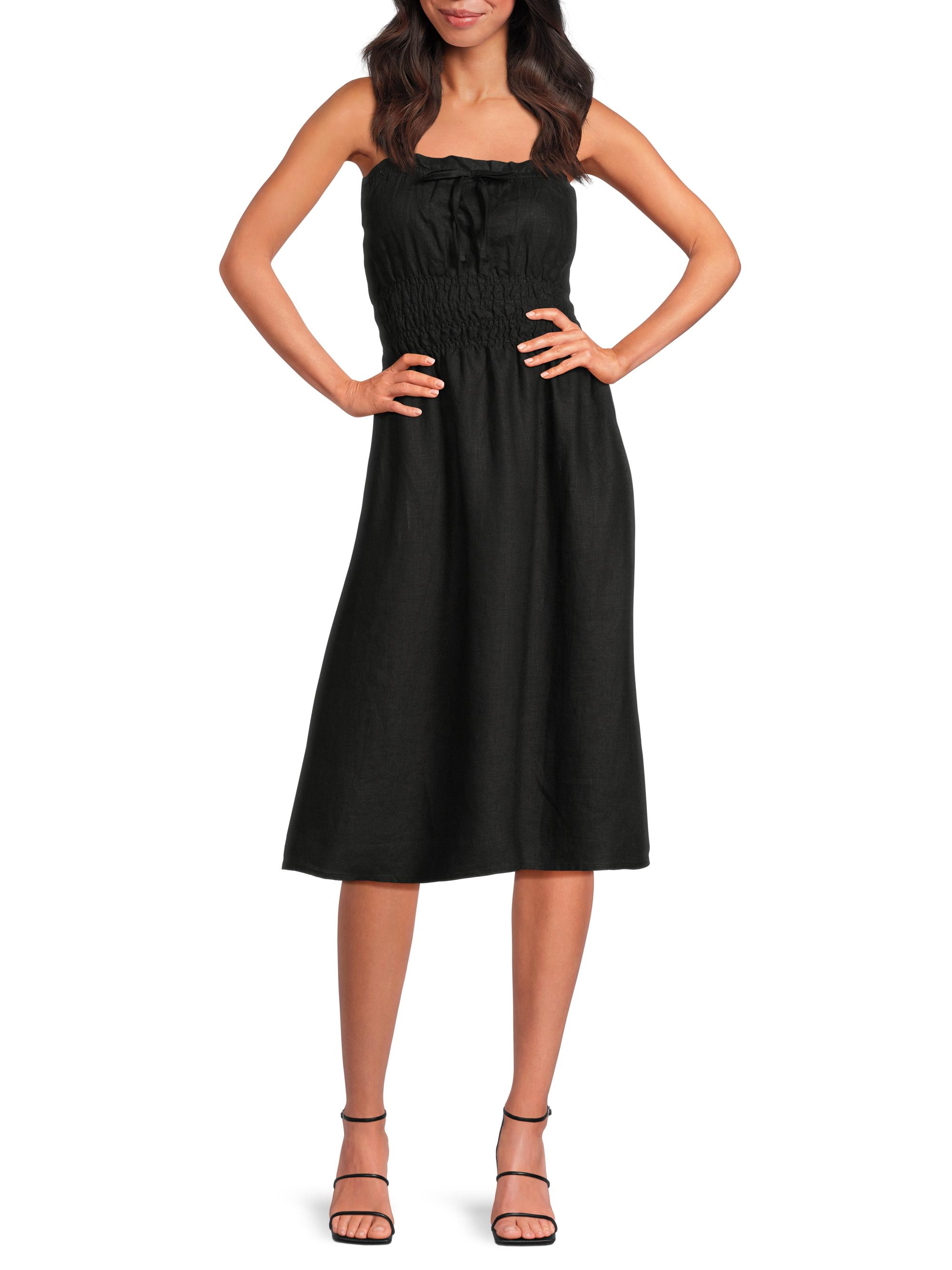 Click here for Saks Fifth Avenue Womens SmockedStrapless 100 Line... prices