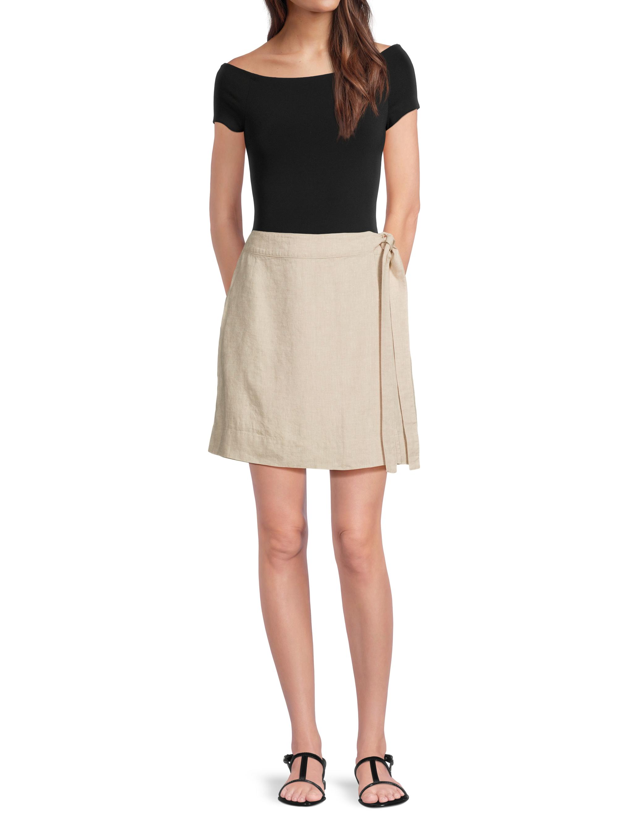 Click here for Saks Fifth Avenue Womens Tie-Waist 100 Linen Minis... prices