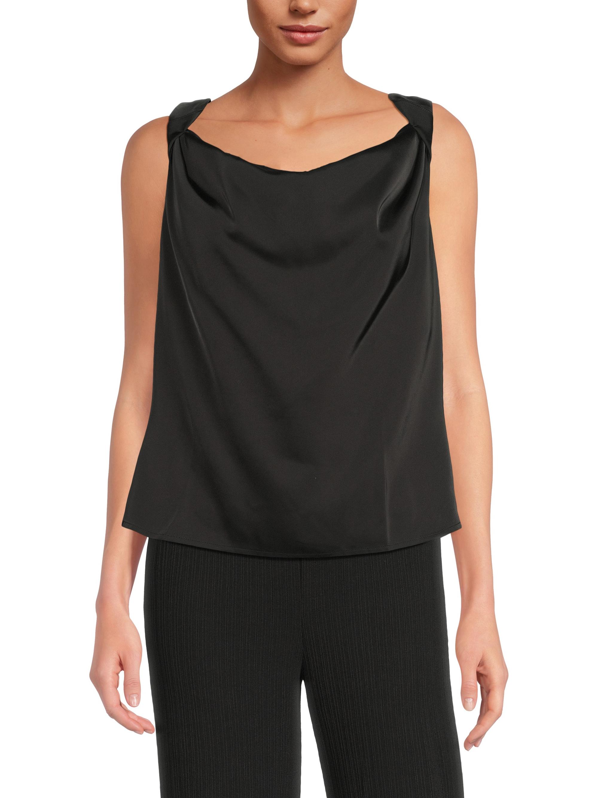 Click here for Saks Fifth Avenue Womens Twisted Sleeveless Top -... prices