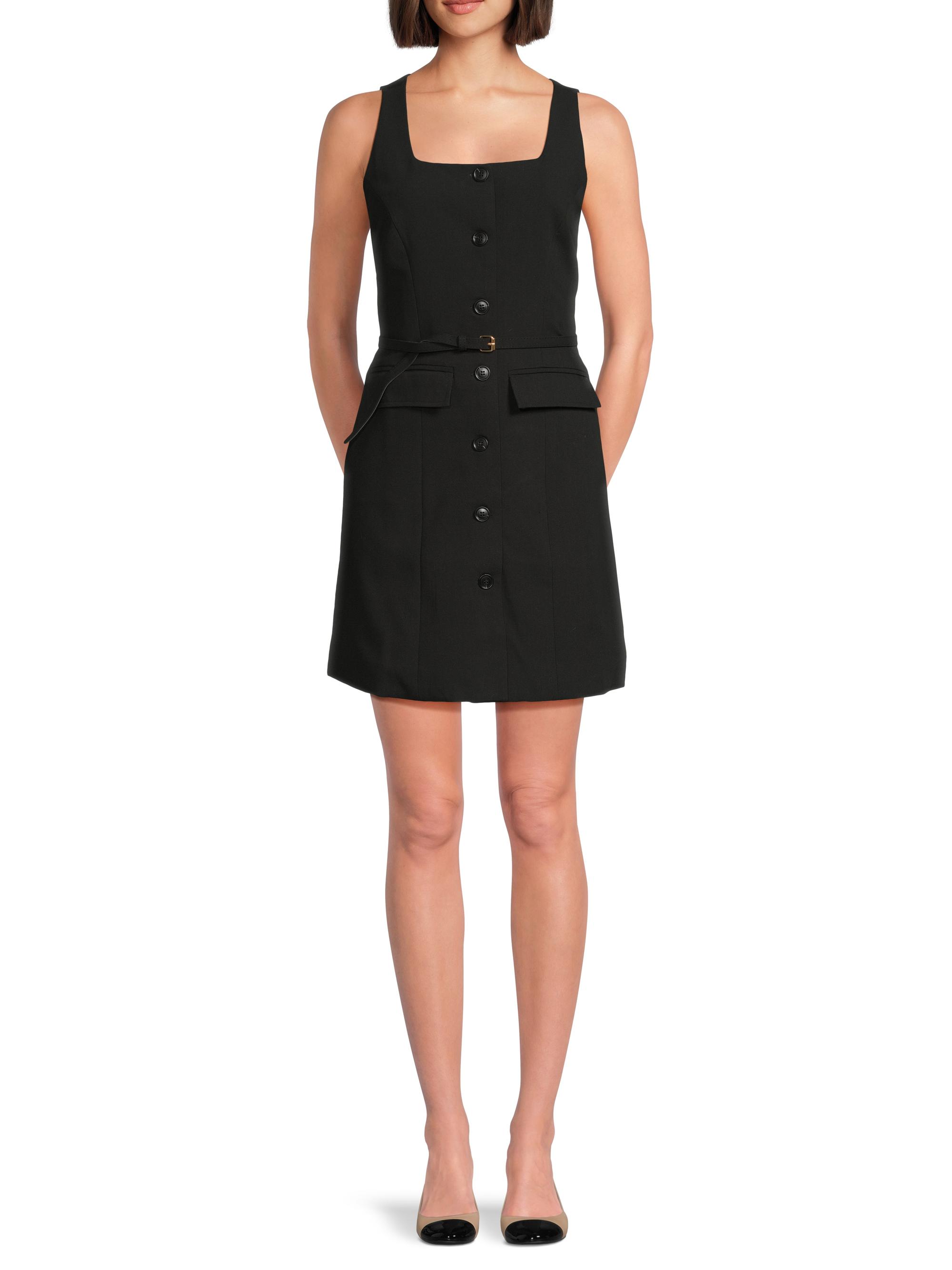 Click here for Saks Fifth Avenue Womens Belted Mini A-Line Shirtd... prices