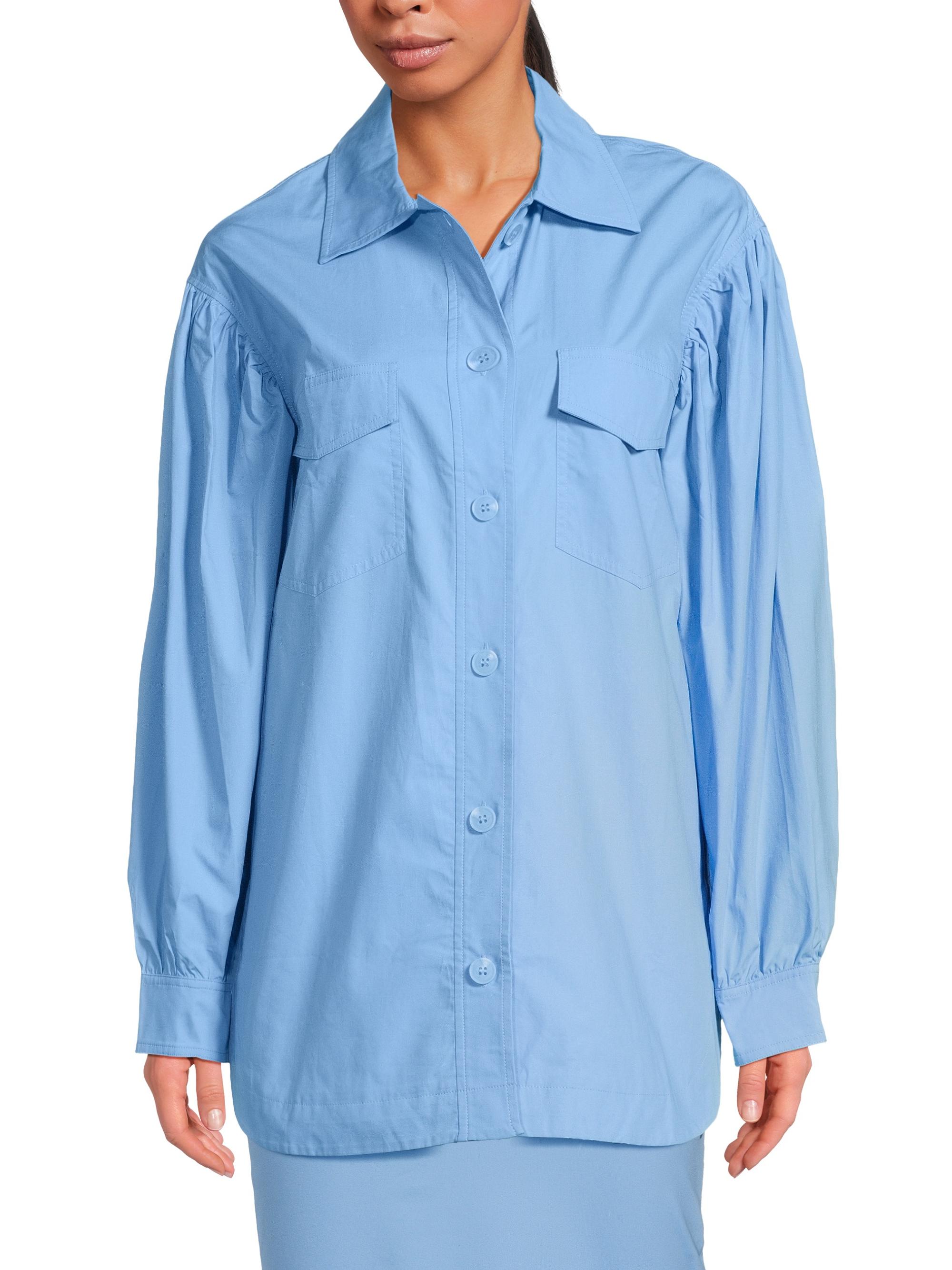 Click here for Susana Monaco Womens Poplin Cotton Shirt Jacket -... prices