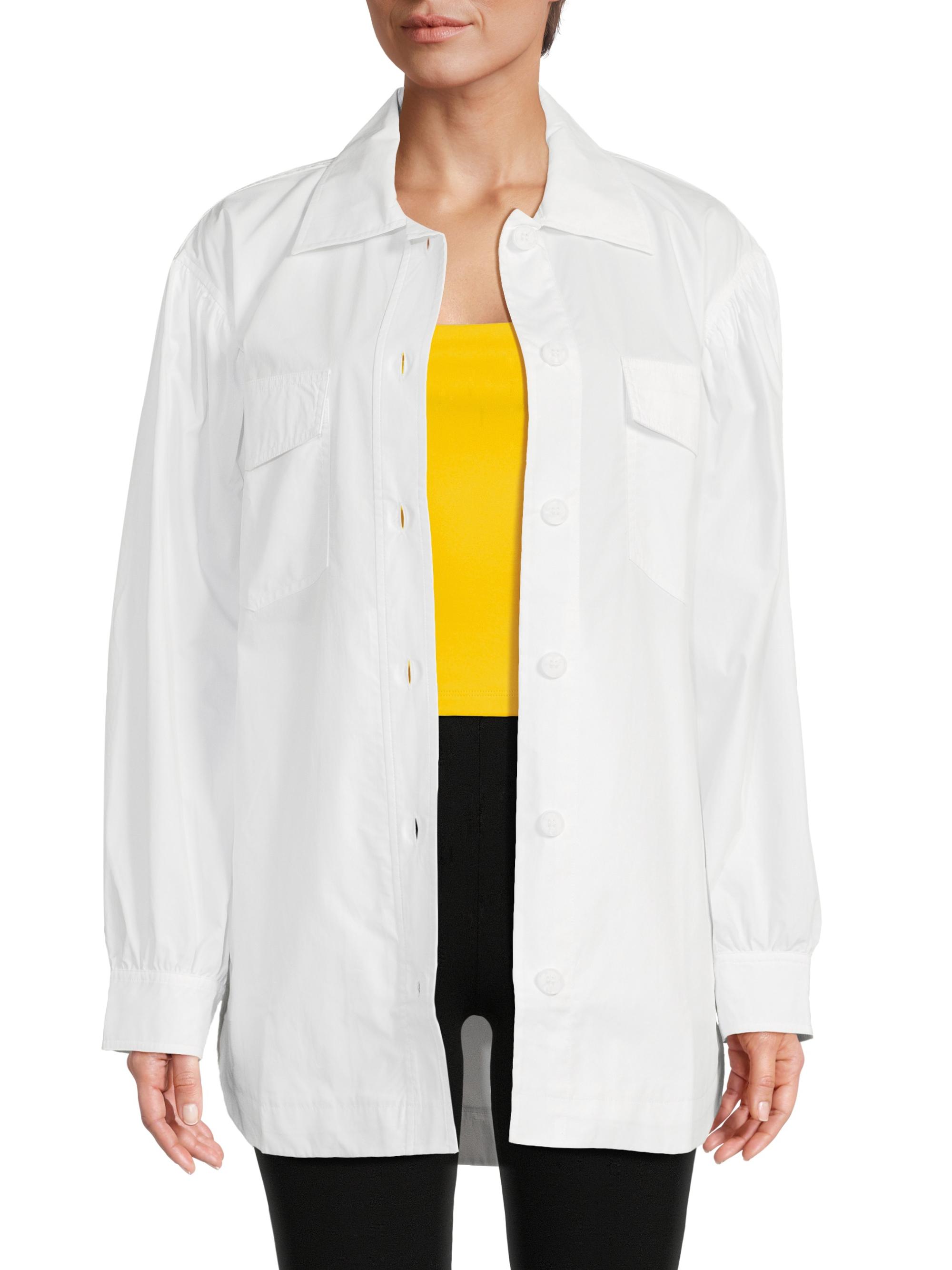 Click here for Susana Monaco Womens Poplin Cotton Shirt Jacket -... prices