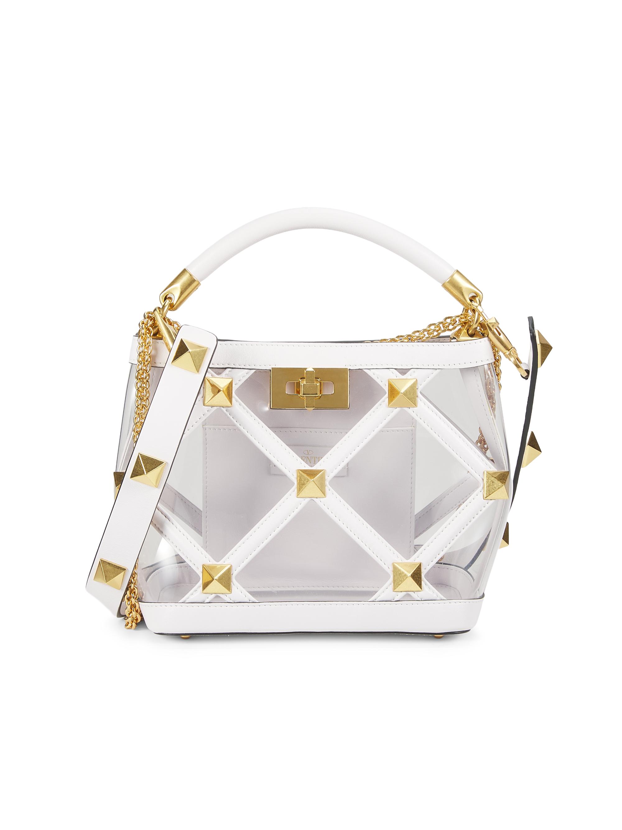 Click here for Valentino Garavani Womens Small Rockstud Leather S... prices